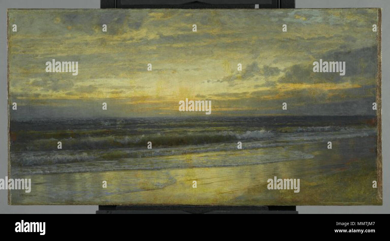 Marine. circa 1897. Brooklyn Museum - Marine - William Trost Richards ...