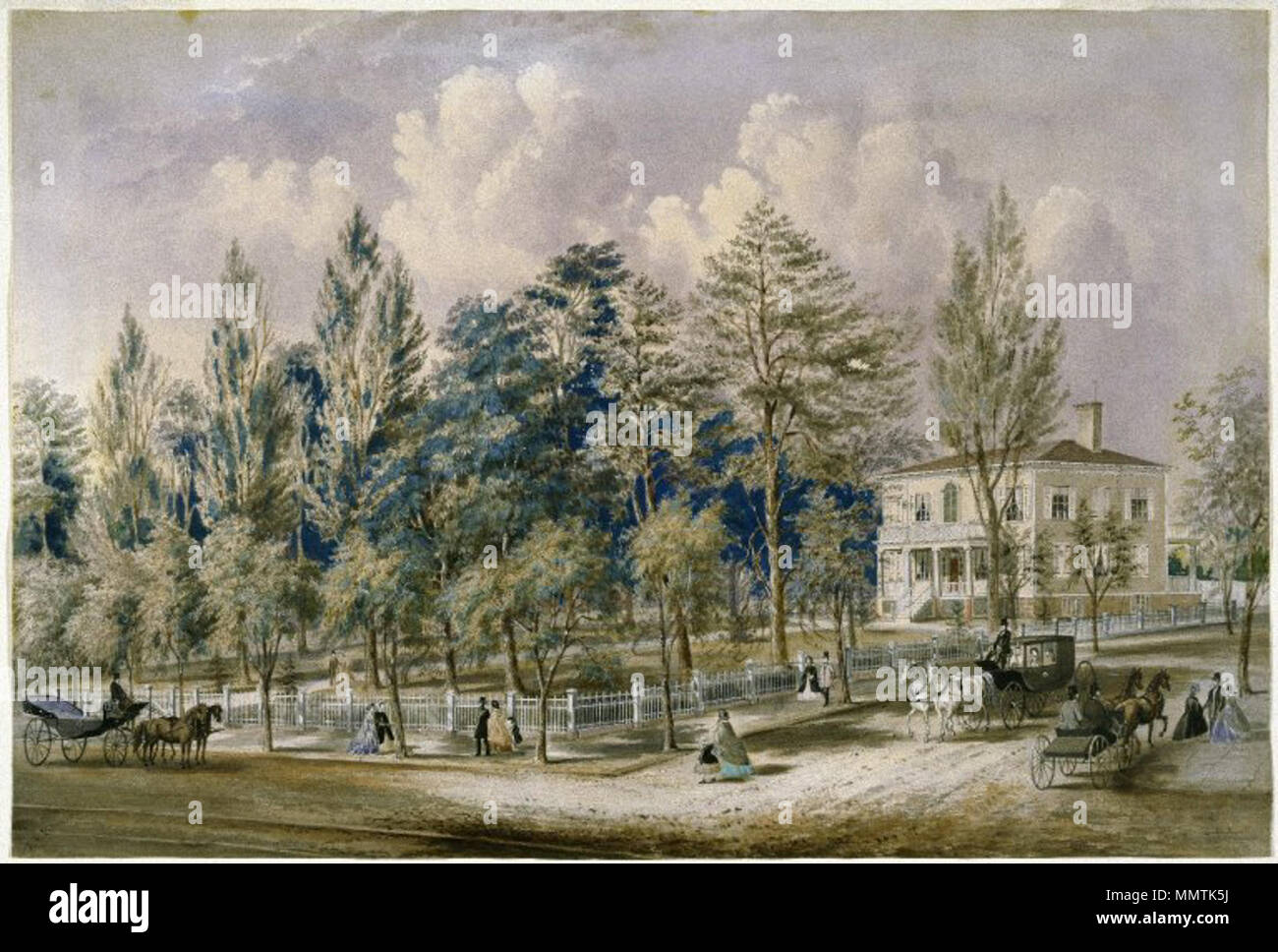 Samuel Fleet Homestead. circa 1850. Brooklyn Museum - Samuel Fleet ...