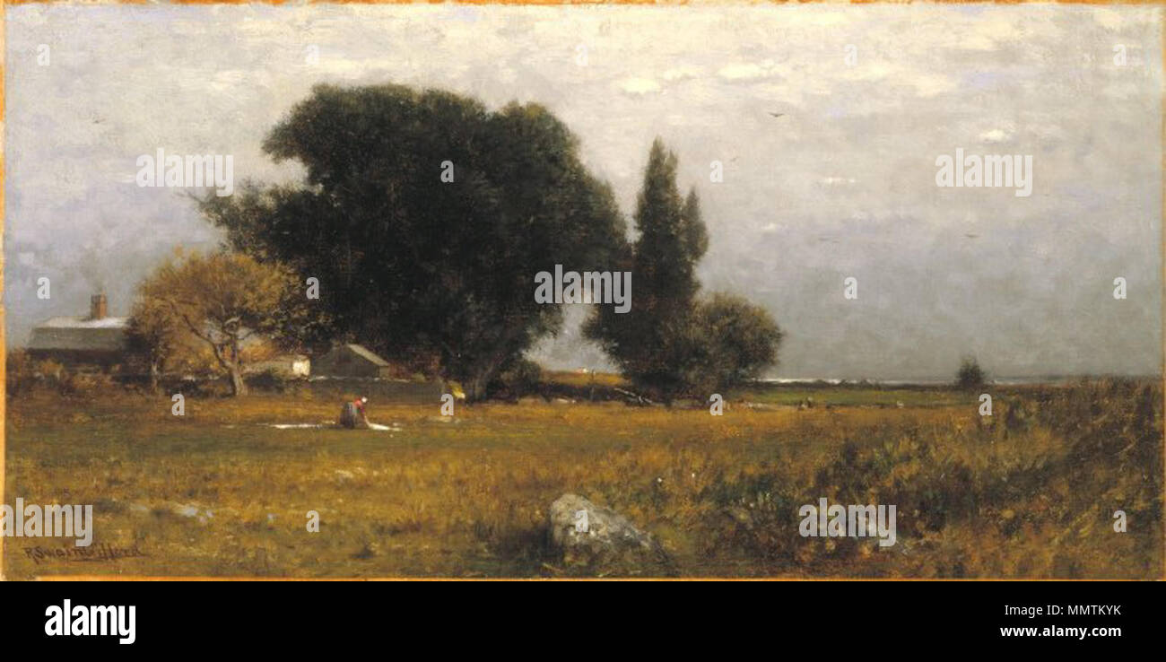 Trees and Meadow. circa 1885. Brooklyn Museum - Trees and Meadow ...