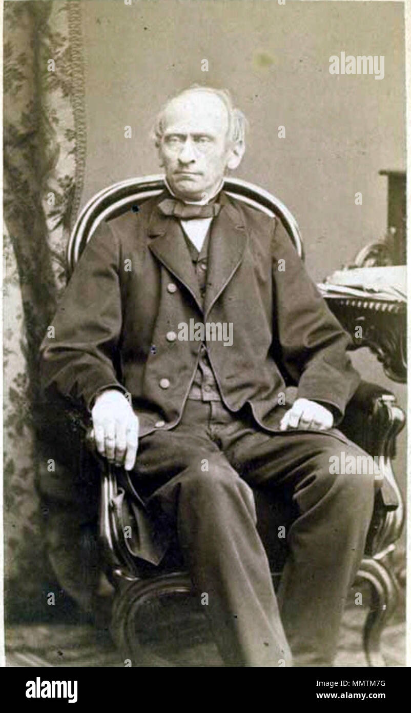 . Depicted person: Moritz Brosig . circa 1870. Brosig Stock Photo - Alamy