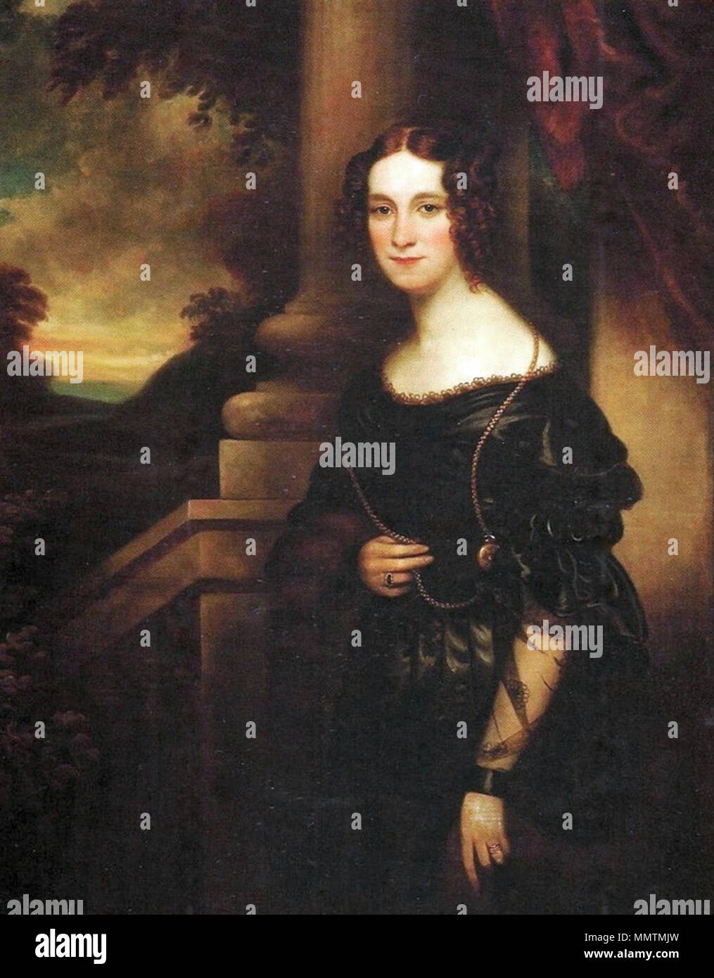 Franz Xaver Winterhalter - Retrato de D. Amélia de Leuchtenberg. Amélia ...