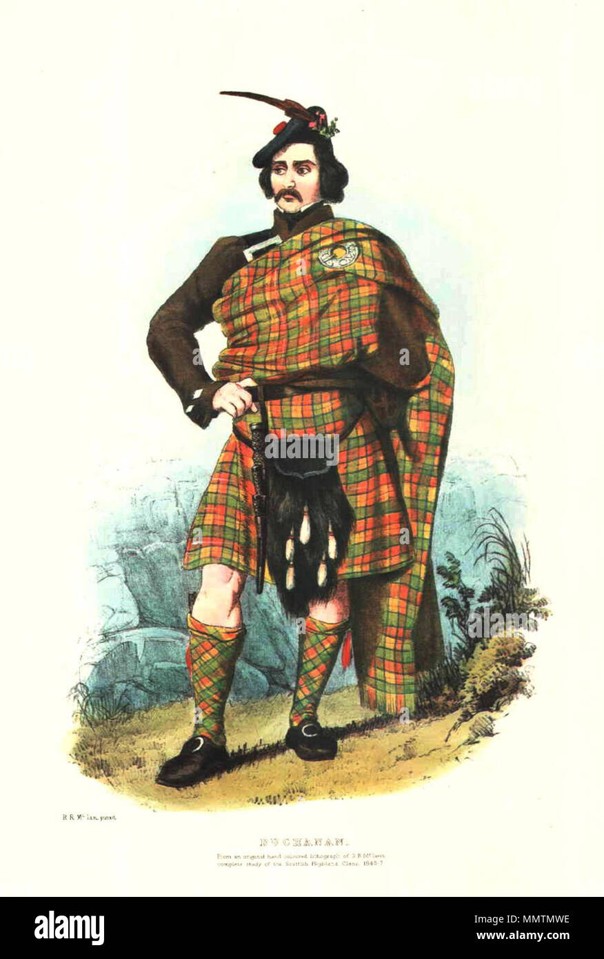 . 'Buchanan'. A plate illustrated by R. R. McIan, from James Logan's ...