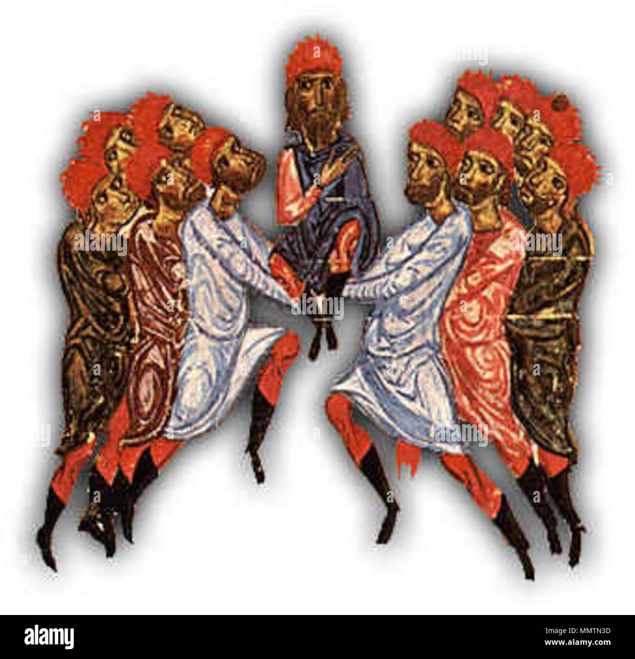 . Bulgarians nominate Peter Deljan as king of Bulgaria, miniature, en ...