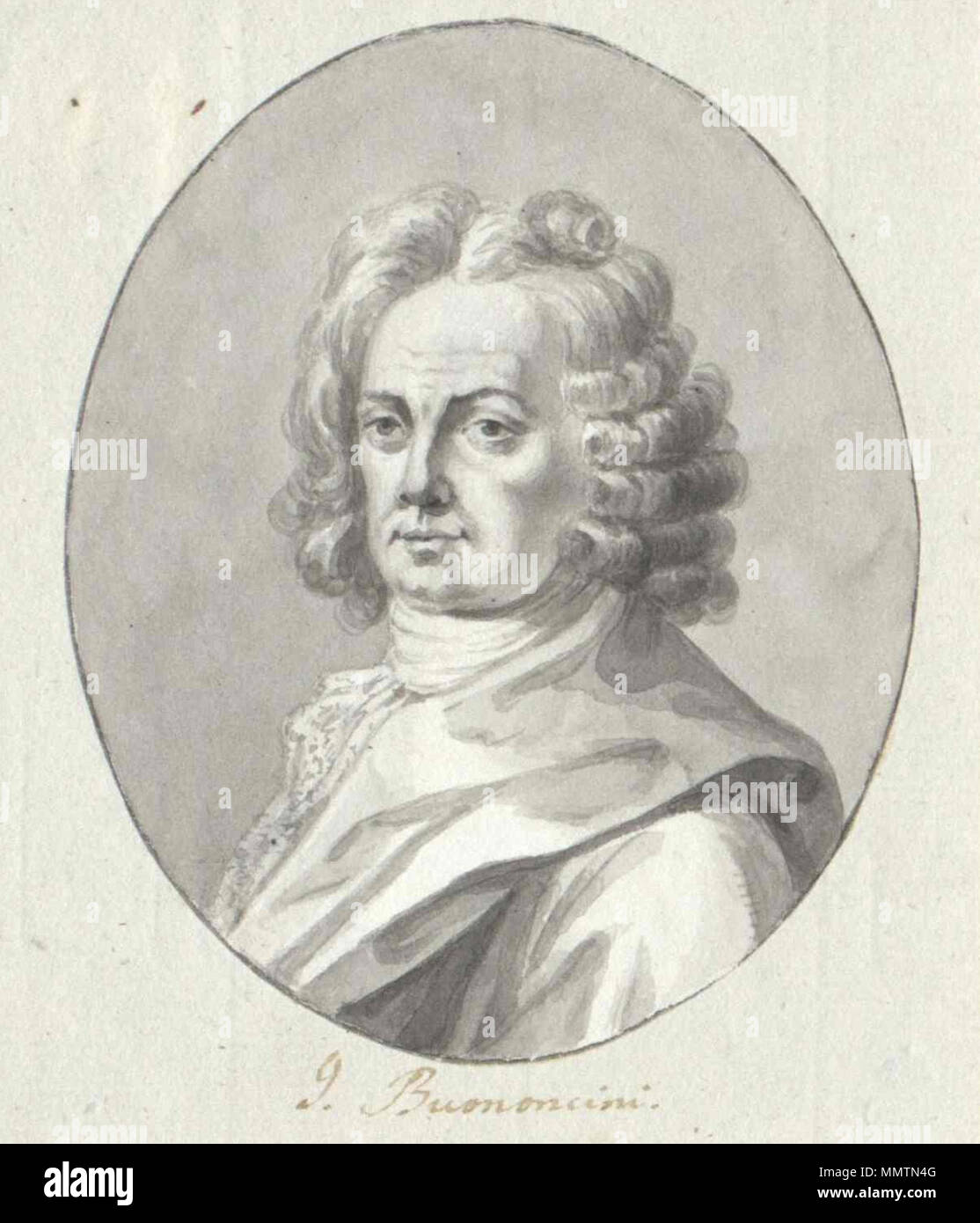 . Depicted person: Giovanni Bononcini . 18th century. Unknown ...