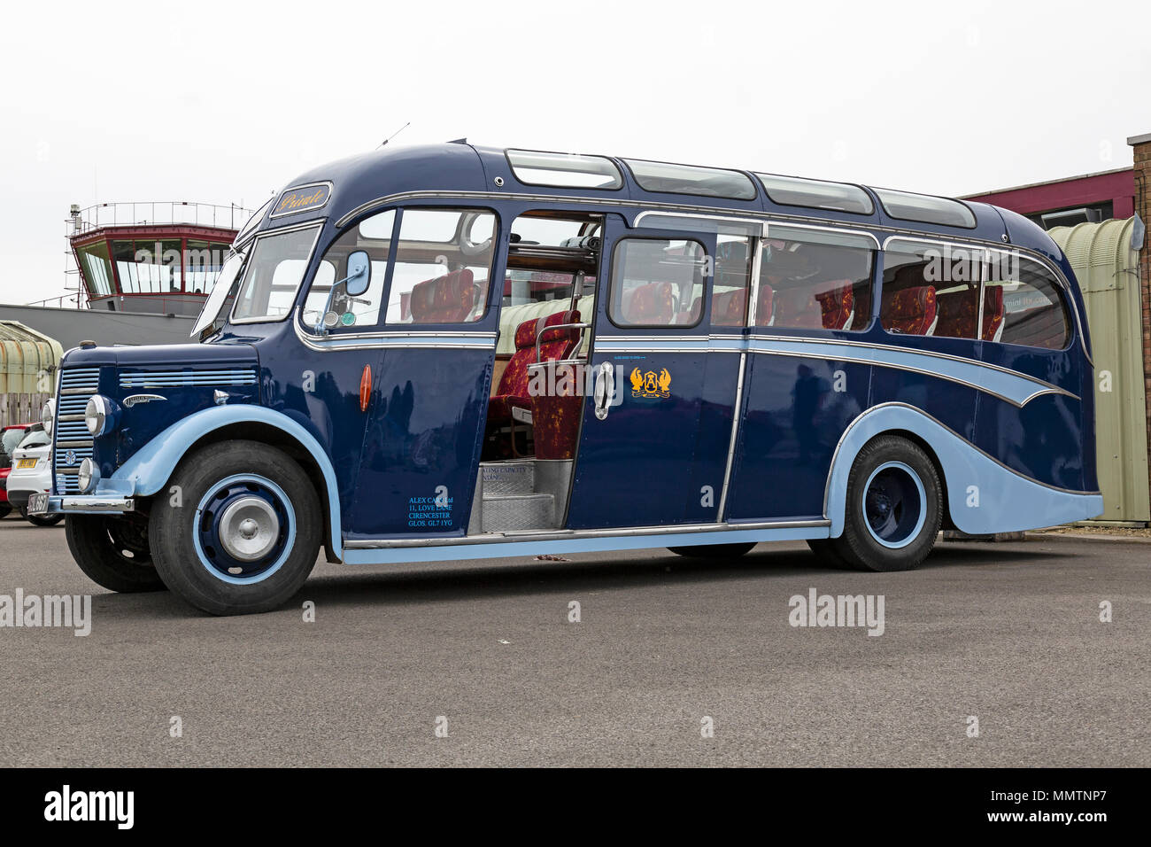 A 1950 Bedford OB/Duple C29F coach, or bus, registration GDL 667. Owned ...