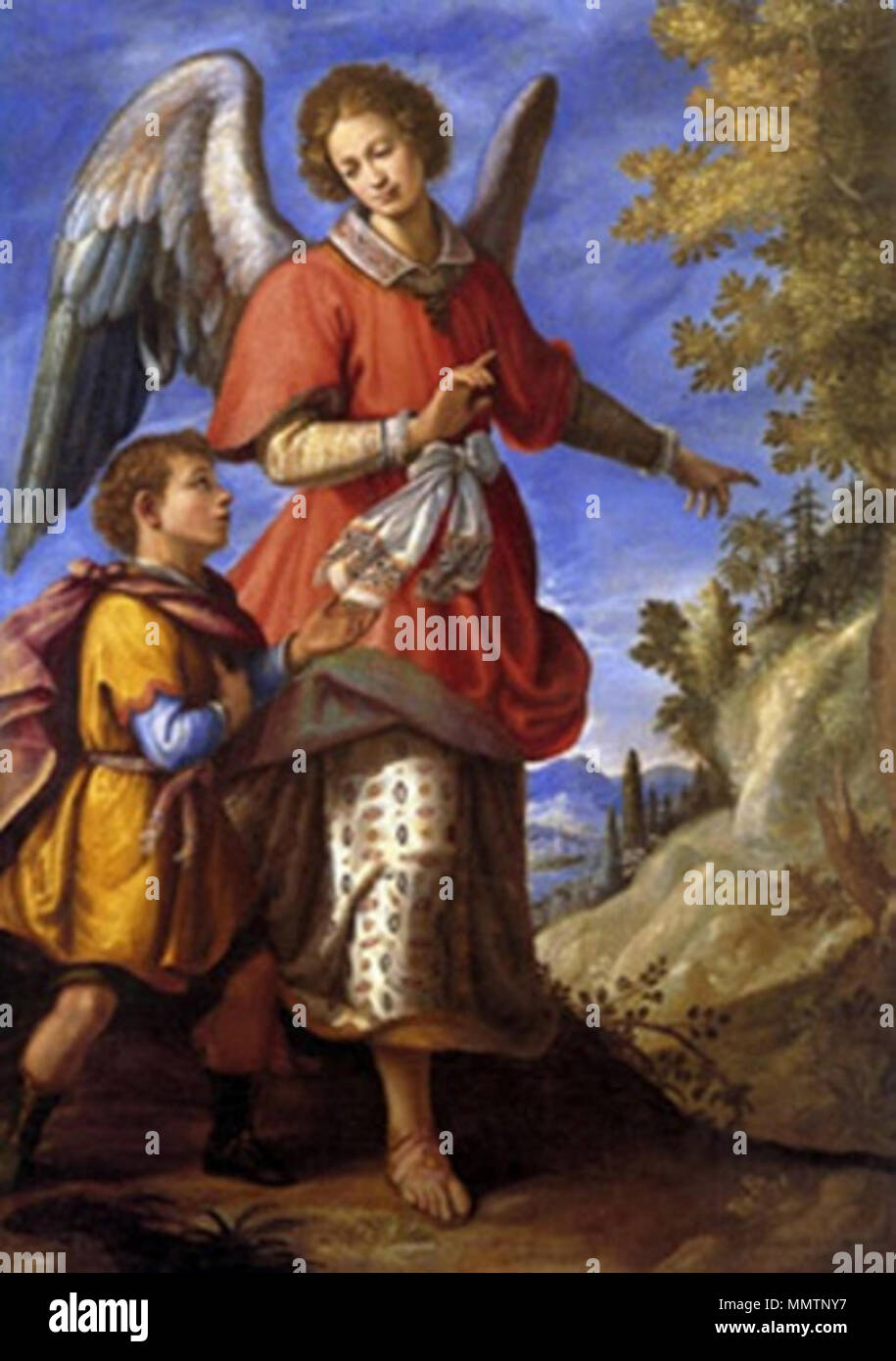 . Español: La obra representa un ángel custodio. Ángel custodio. 1611 ...