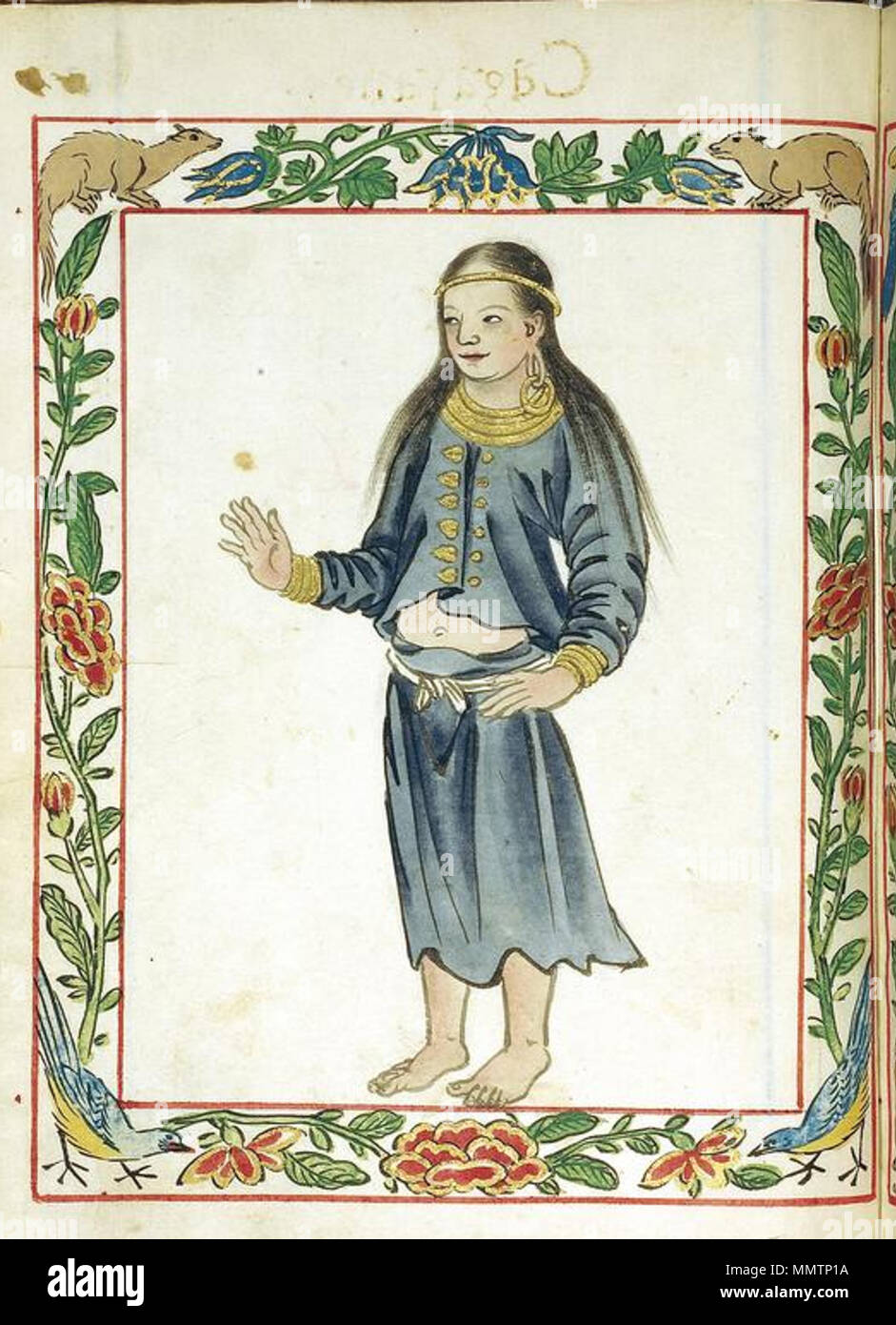 . English: Cagayan Valley Woman from the Boxer Codex Cagayan Woman ...