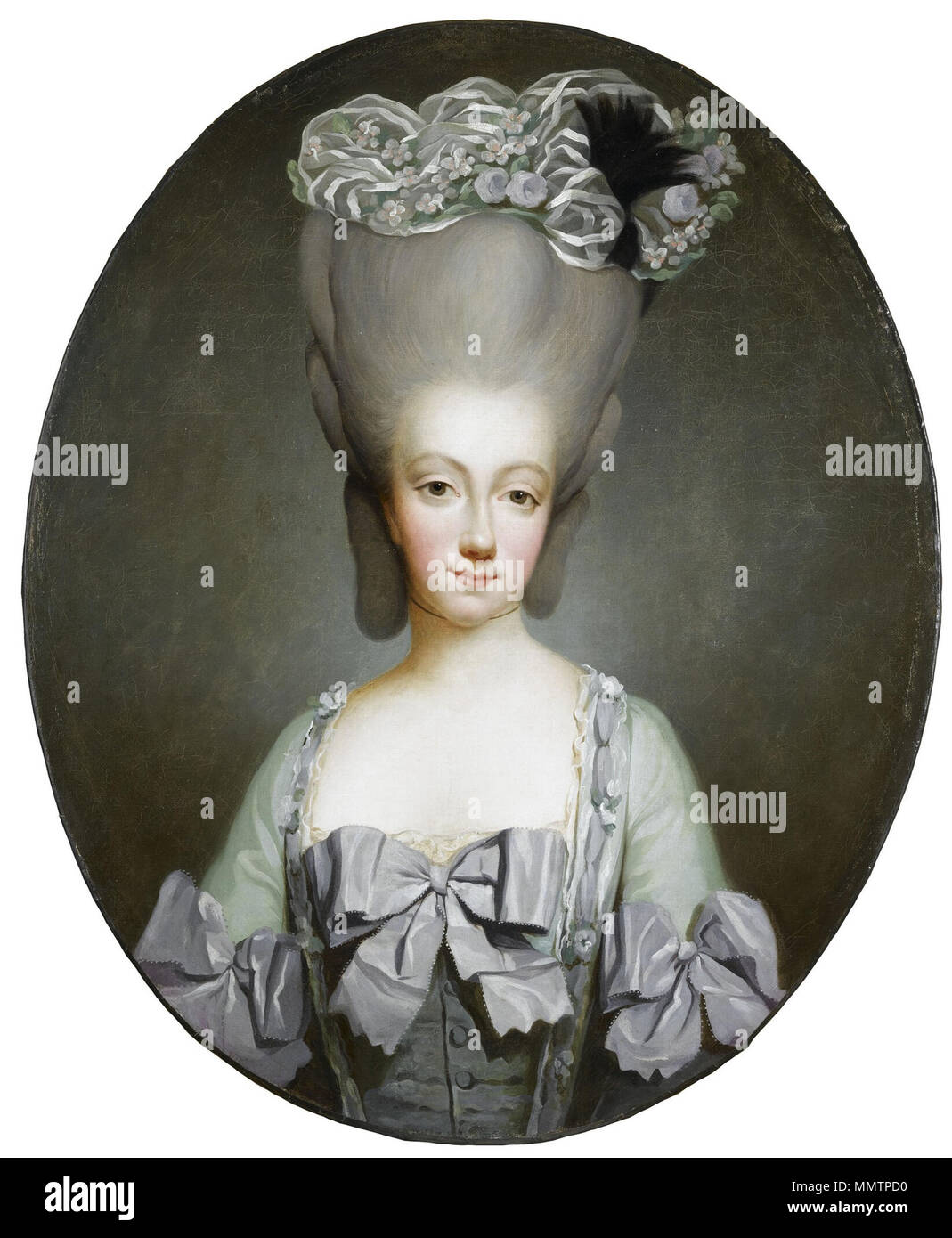 Portrait of Princess Maria Theresa of Savoy (1756-1805). second half of ...