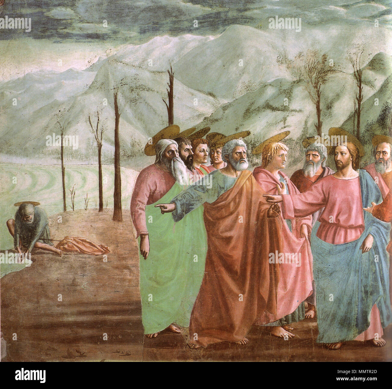 Masaccio tribute money hi-res stock photography and images - Alamy