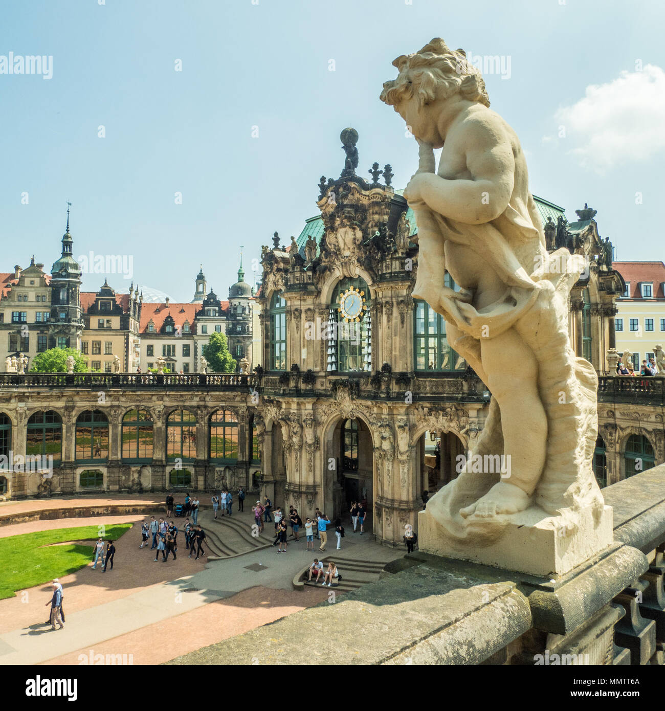 The Baroque "Zwinger Palace" in Dresden, Germany Stock Photo - Alamy