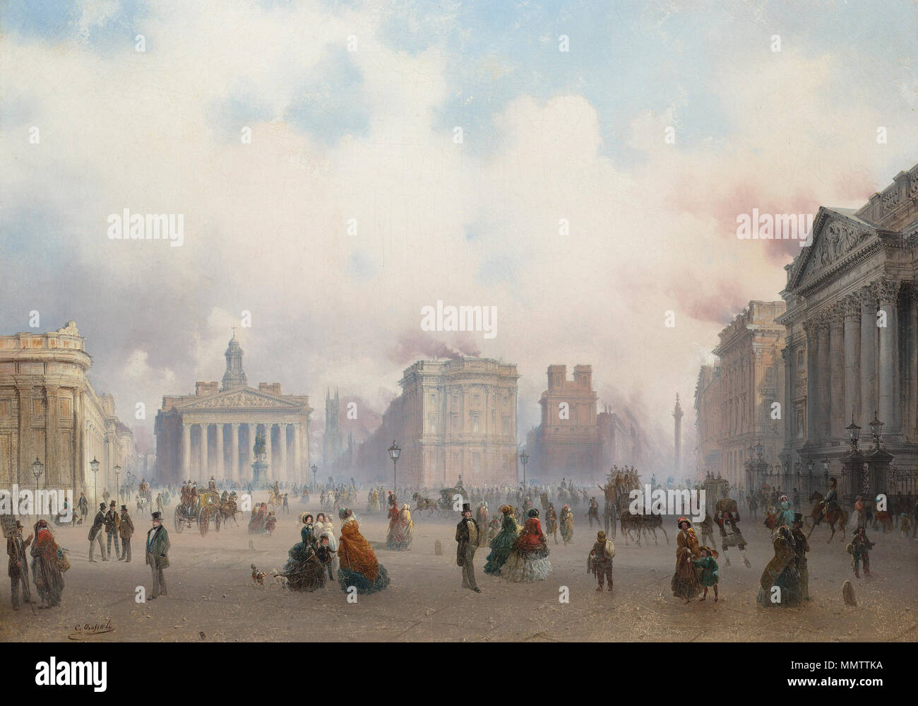 Bank of england london 1800s hi-res stock photography and images - Alamy