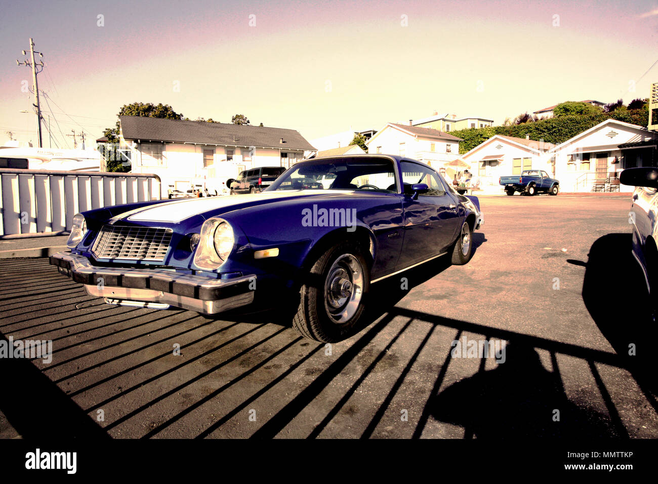 Santa Cruz, California, January 12, 2012: Chevrolet Camaro sport car at ...