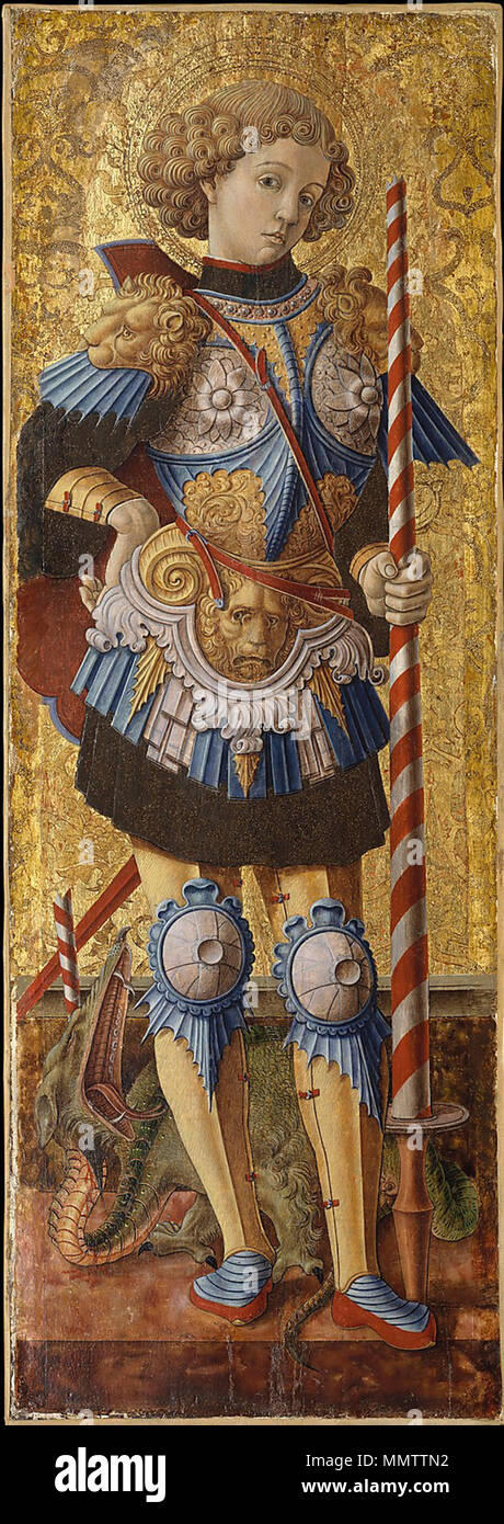 Saint George. 1472. Carlo Crivelli - St George - WGA5797 Stock Photo ...