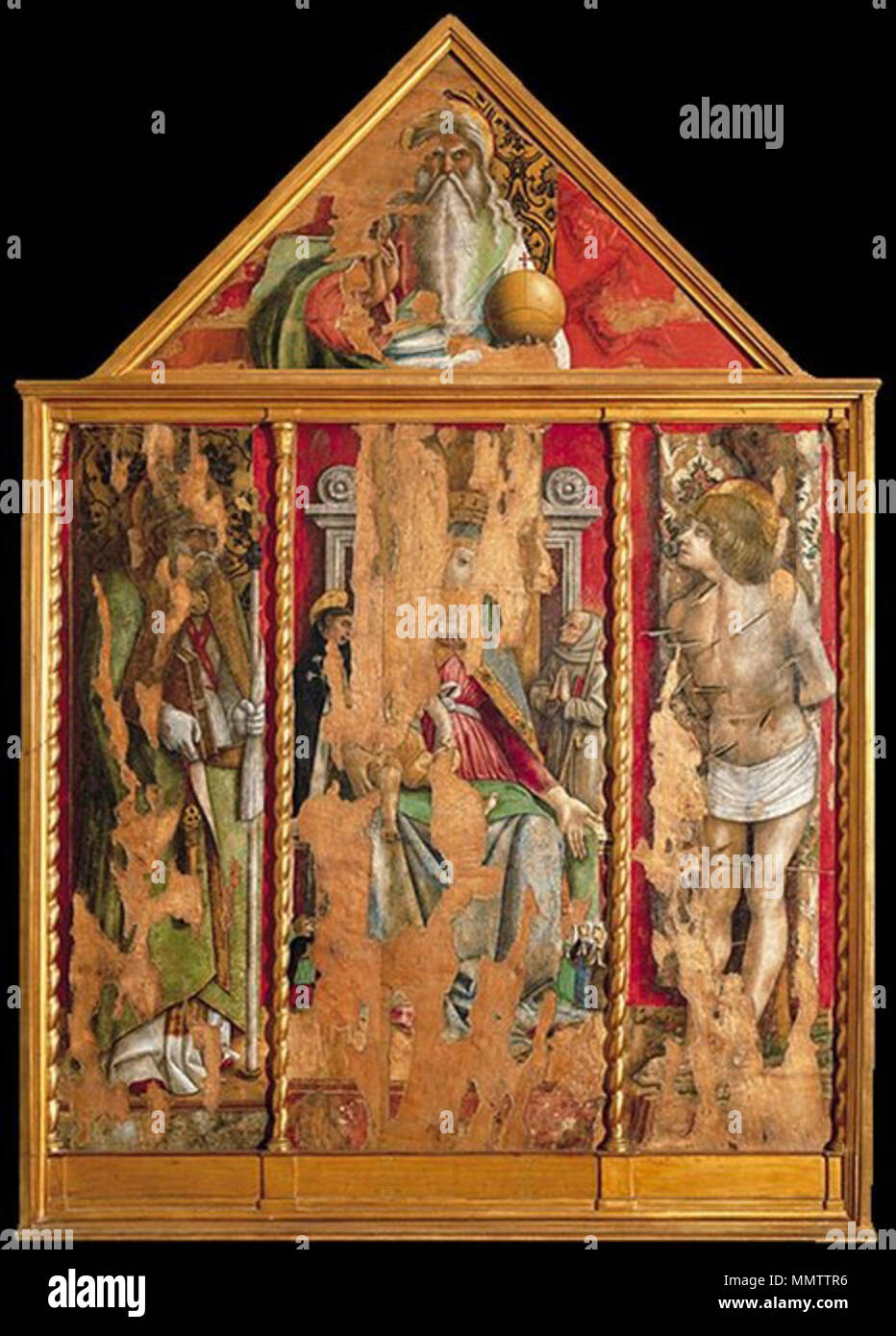 . Carlo crivelli, primo trittico di valle castellana Triptych. 1470s. see filename or category ...