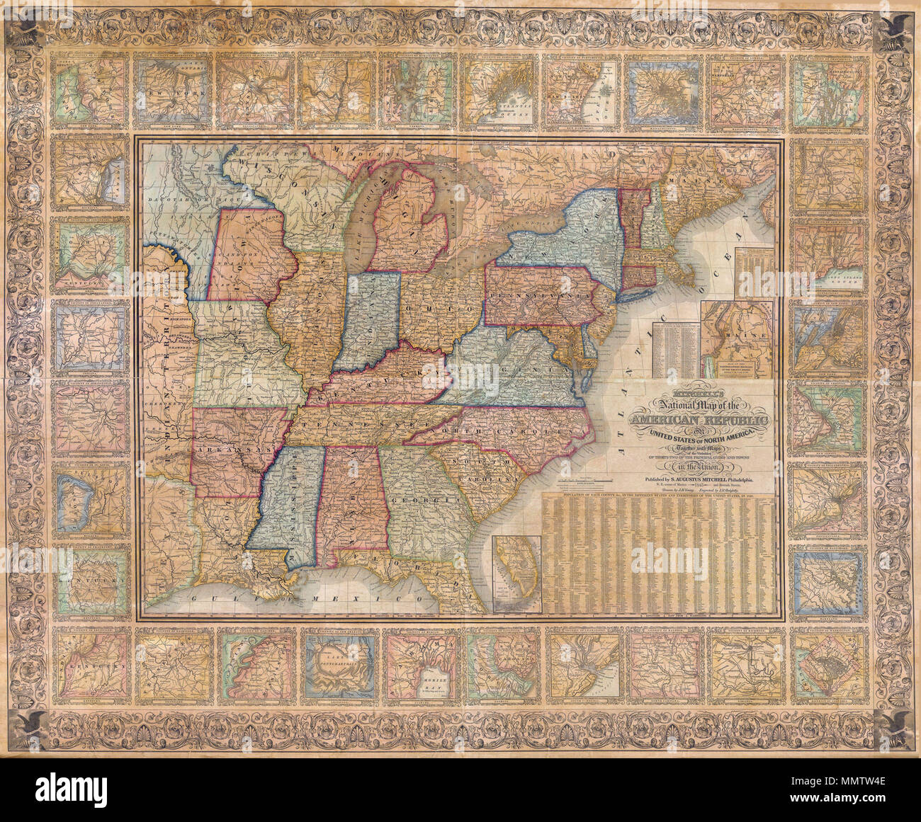 Raleigh map hi-res stock photography and images - Alamy