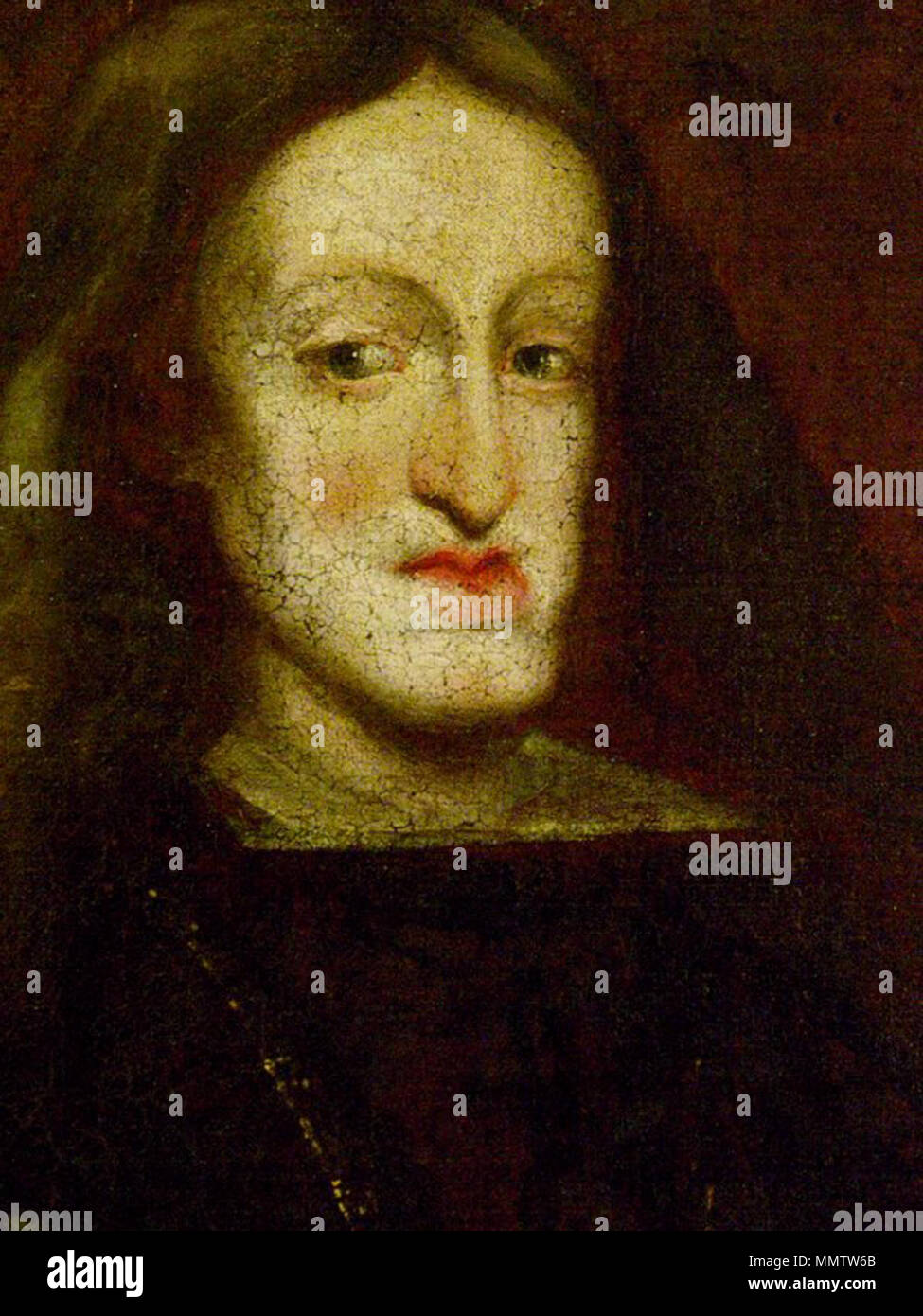 . English: Portrait of Charles II of Spain (1661-1700) . between 1695 ...