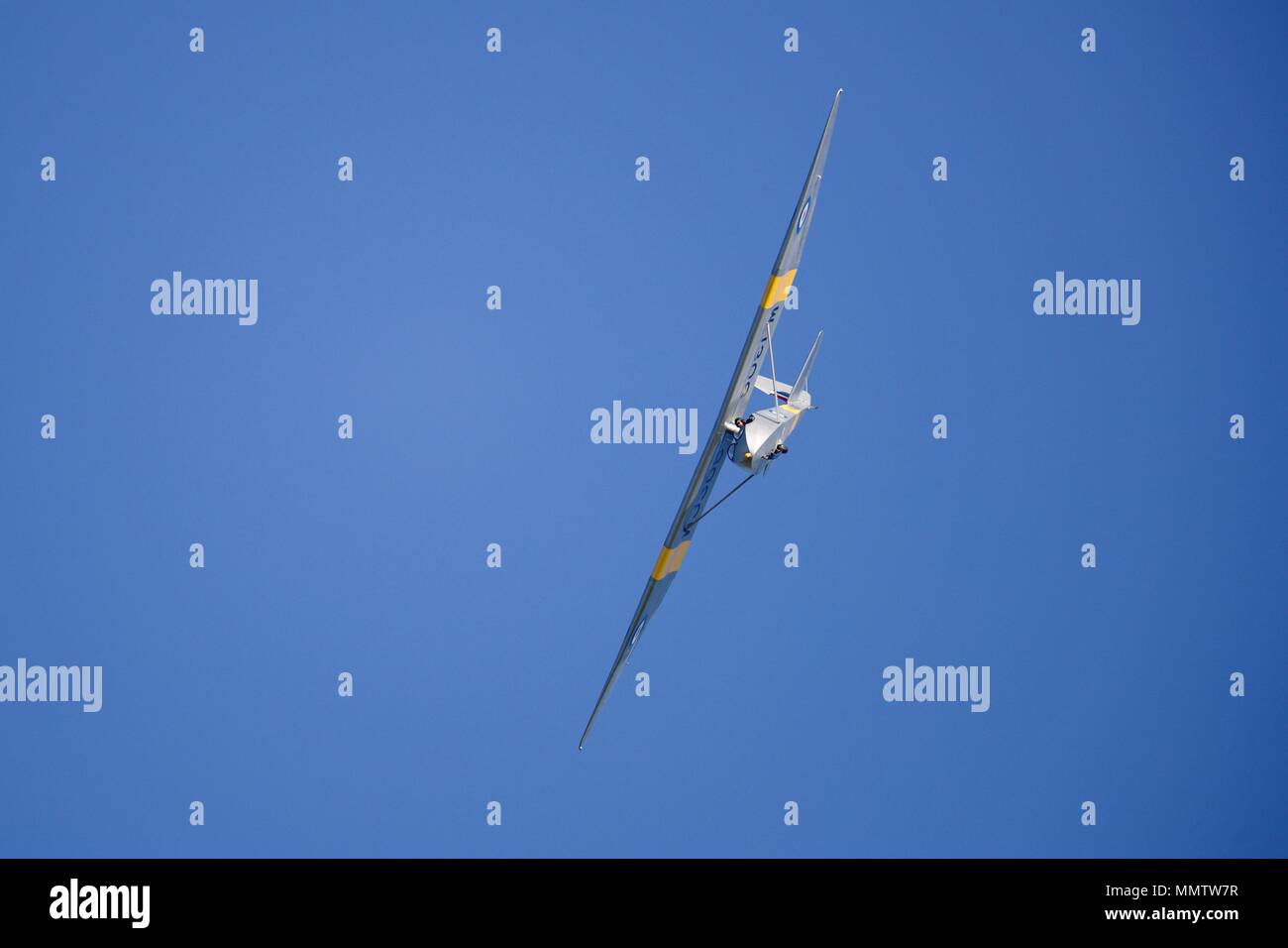 Slingsby T.21 is an open-cockpit, side-by-side two-seat glider, built ...