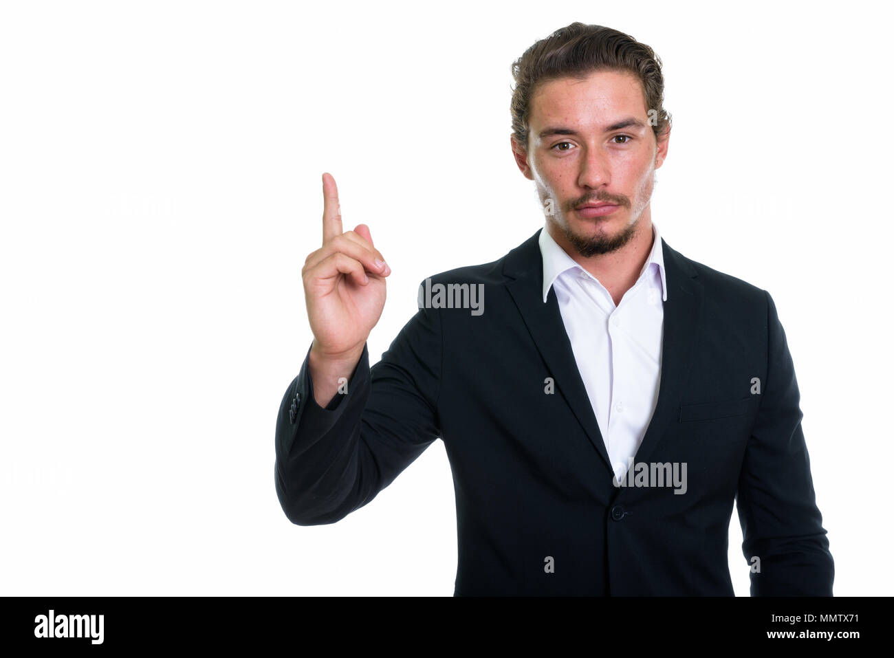 Businessman looking up isolated hi-res stock photography and images - Alamy