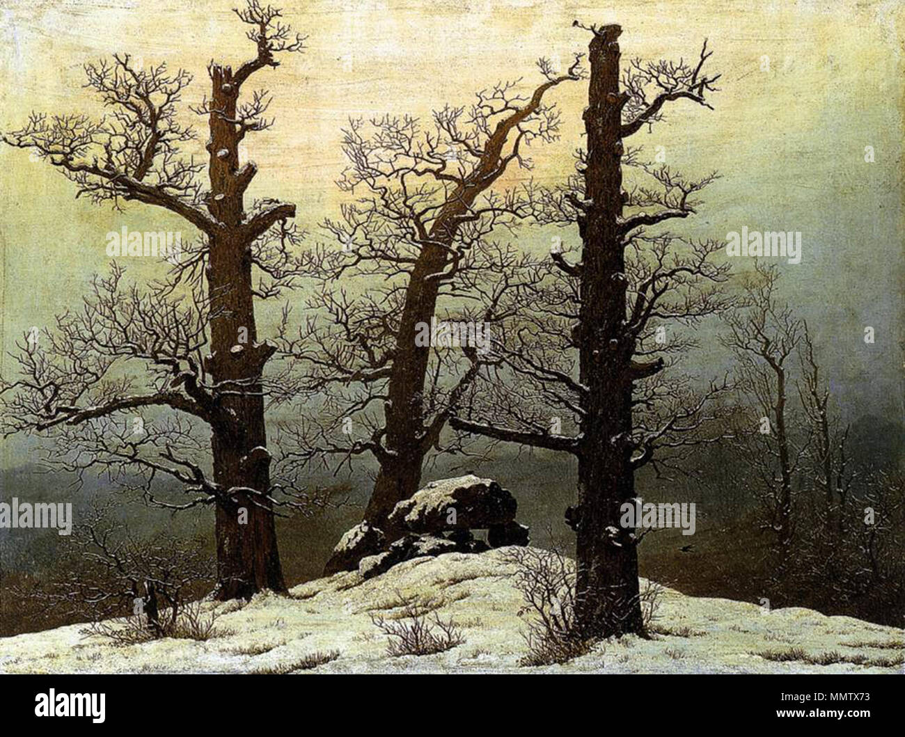 Friedrich caspar david snow hi-res stock photography and images - Alamy