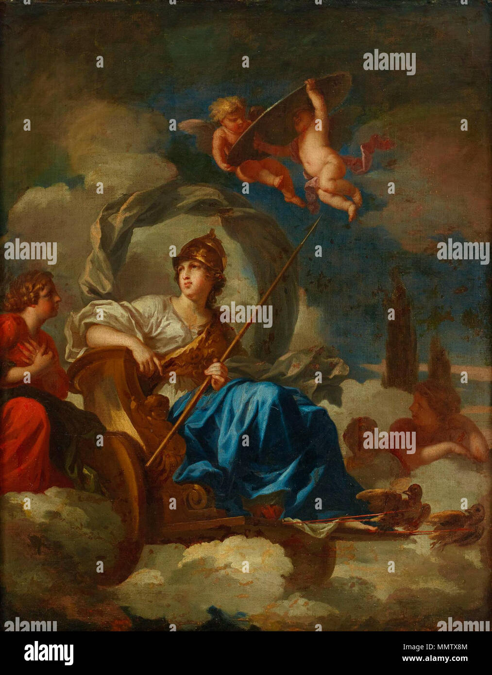 English: Mythological scene . between 1699 and 1717. Caspar Jacob van ...