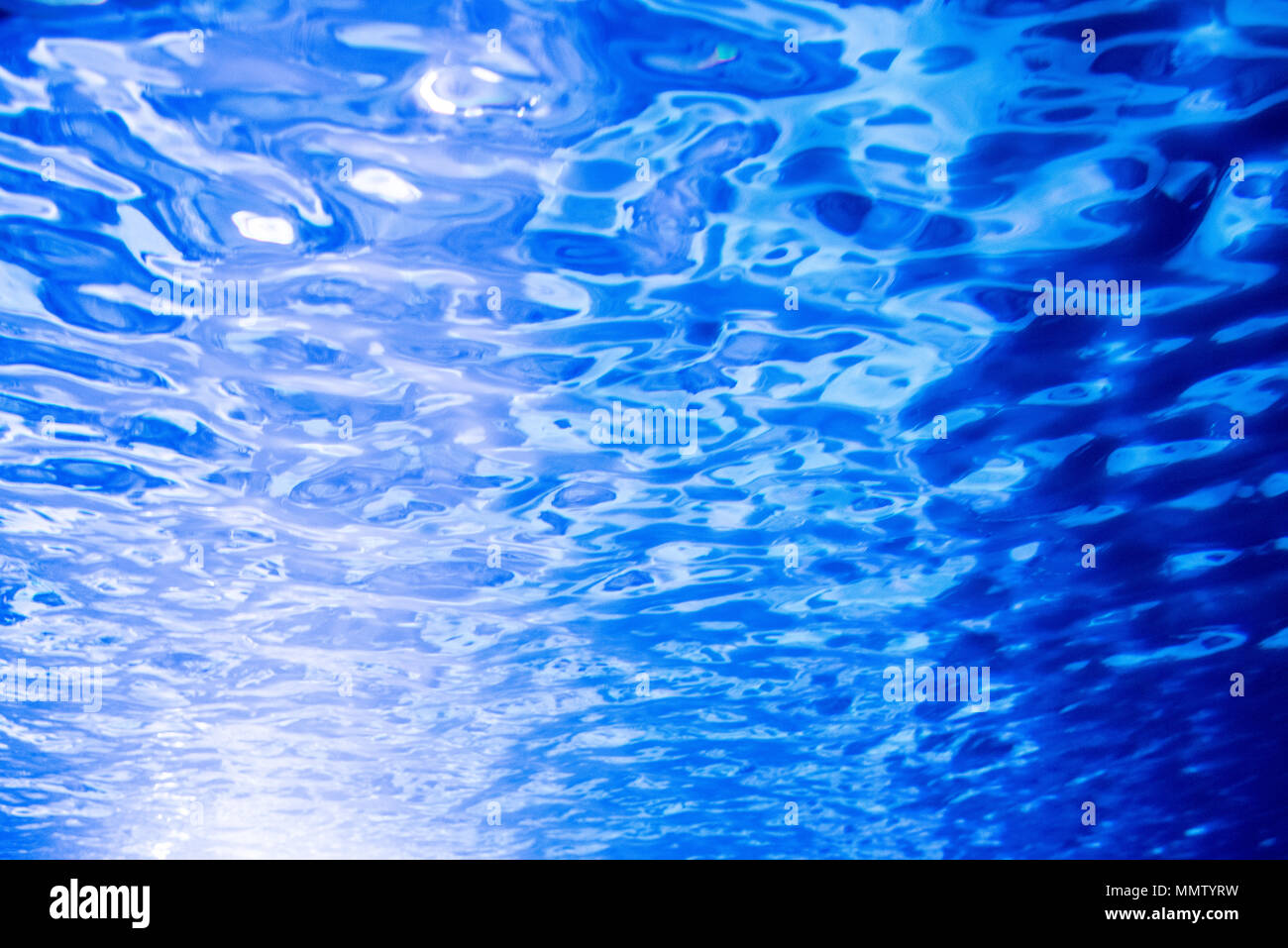 slightly wave seawater surface, taken from below, abstract background ...
