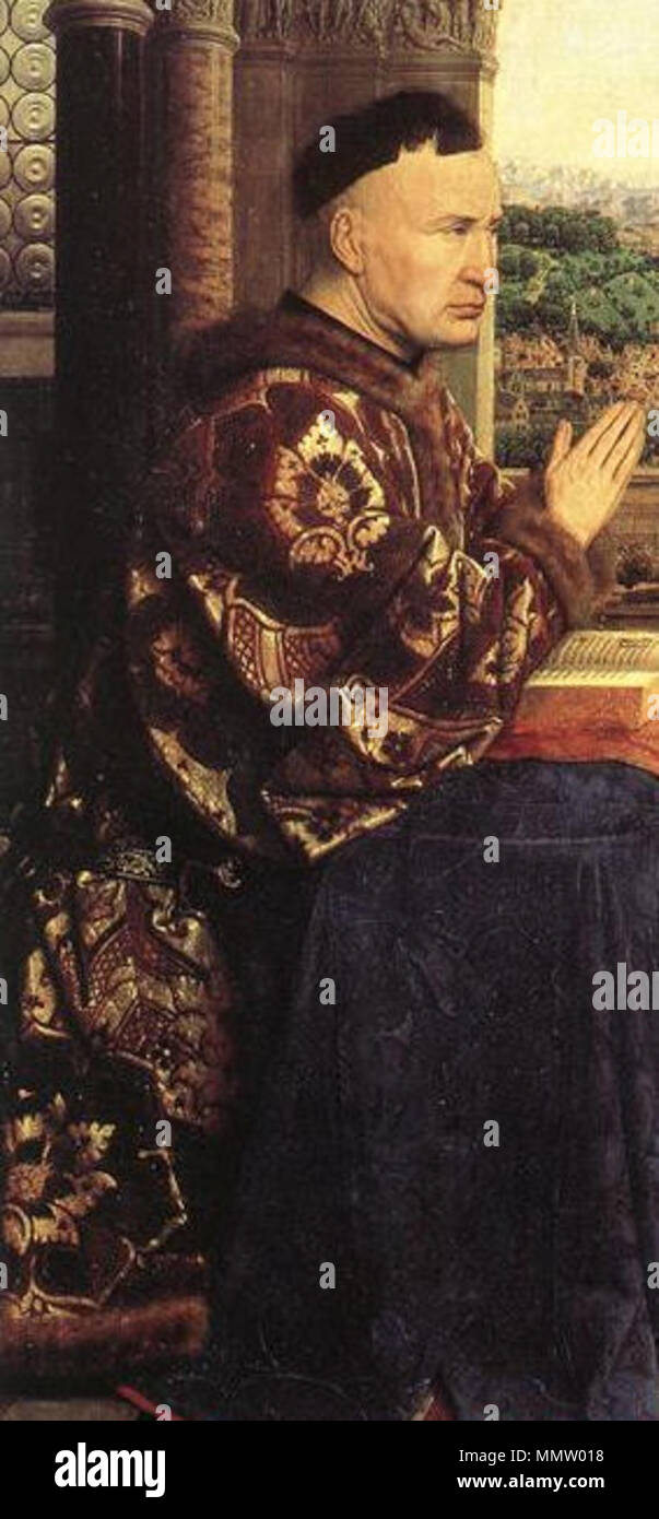 Deutsch: Madonna des Kanzlers Nicholas Rolin Français : La Vierge au ...