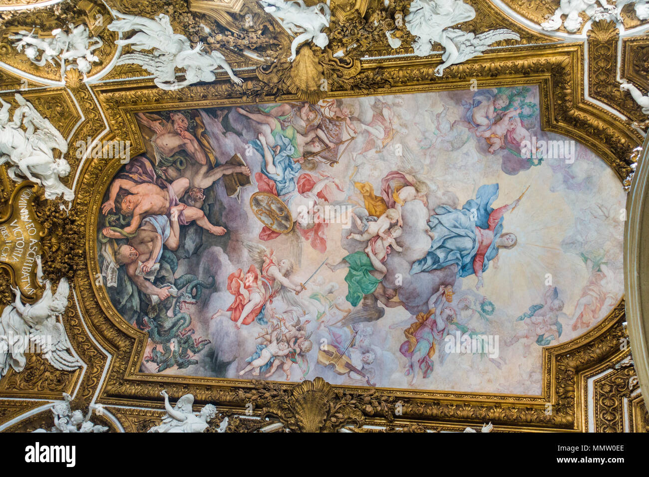 Rome Italy 2018 - The Virgin Mary Triumphing over Heresy and Fall of ...