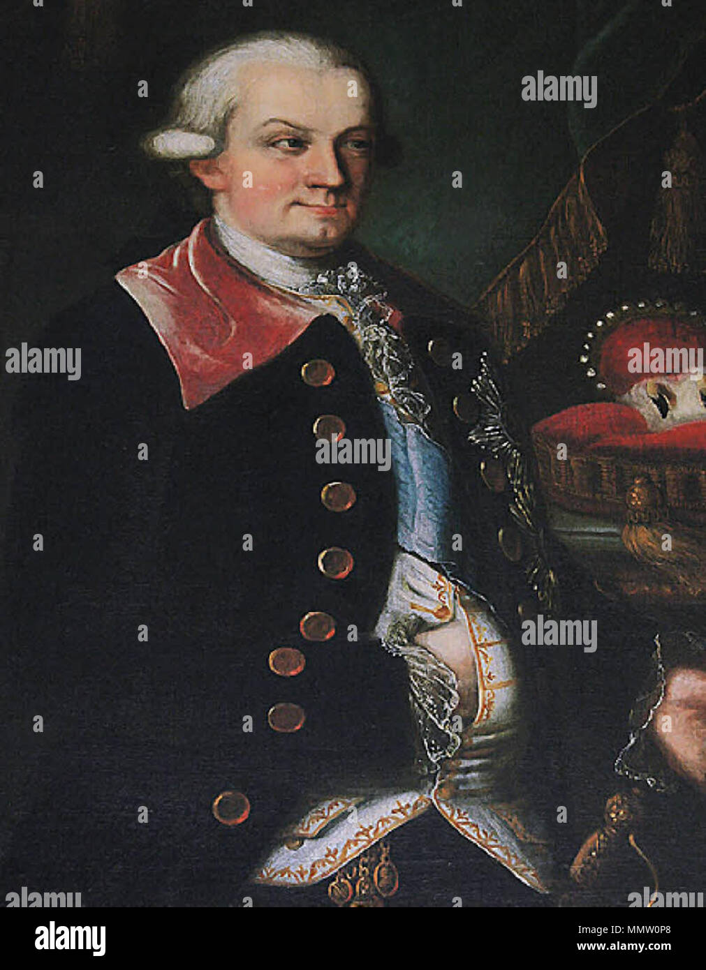 . English: Portrait of Charles Louis, Hereditary Prince of Baden (1755 ...