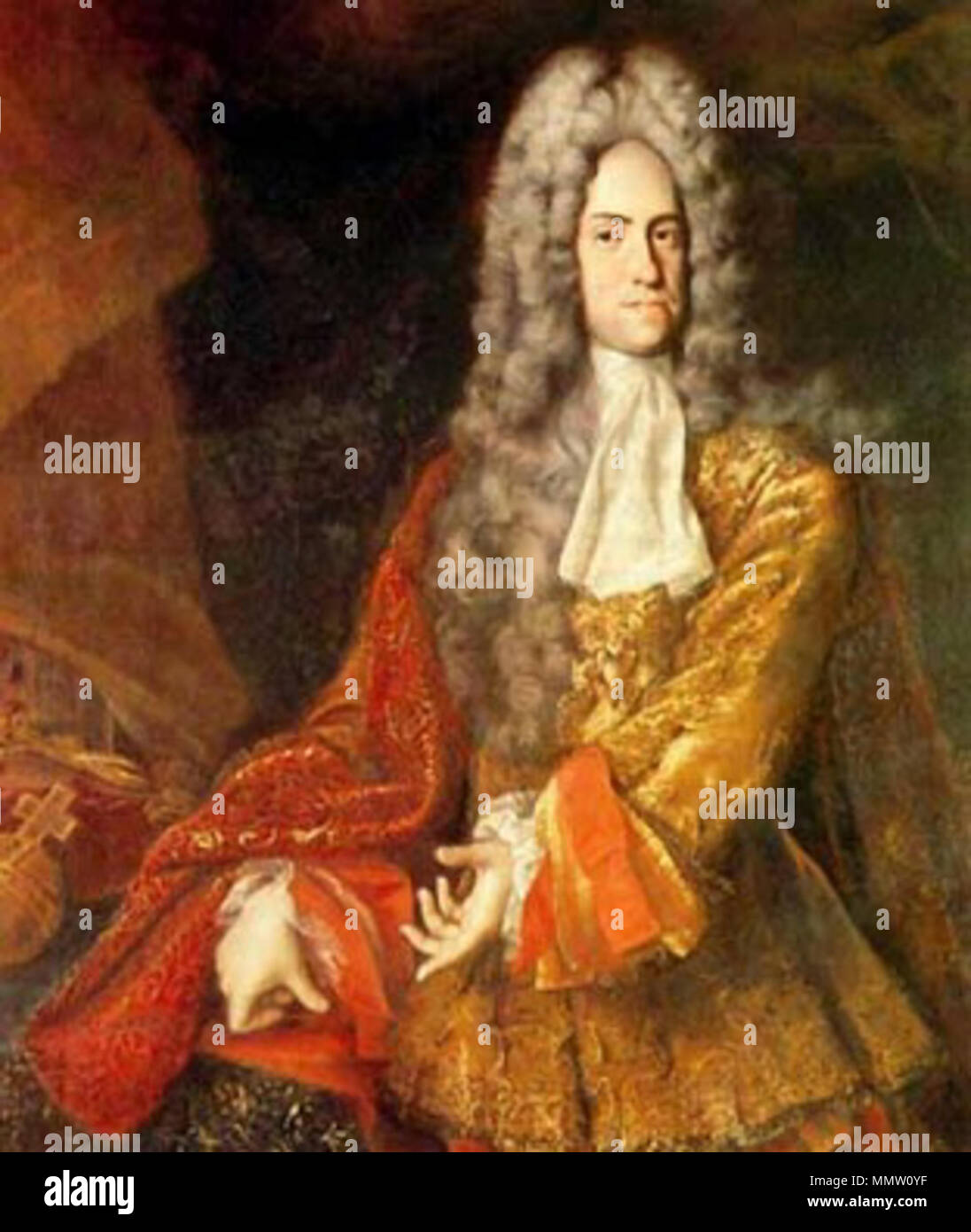 . English: Charles VI, Holy Roman Emperor . 1716. Charles VI 1716 Stock ...