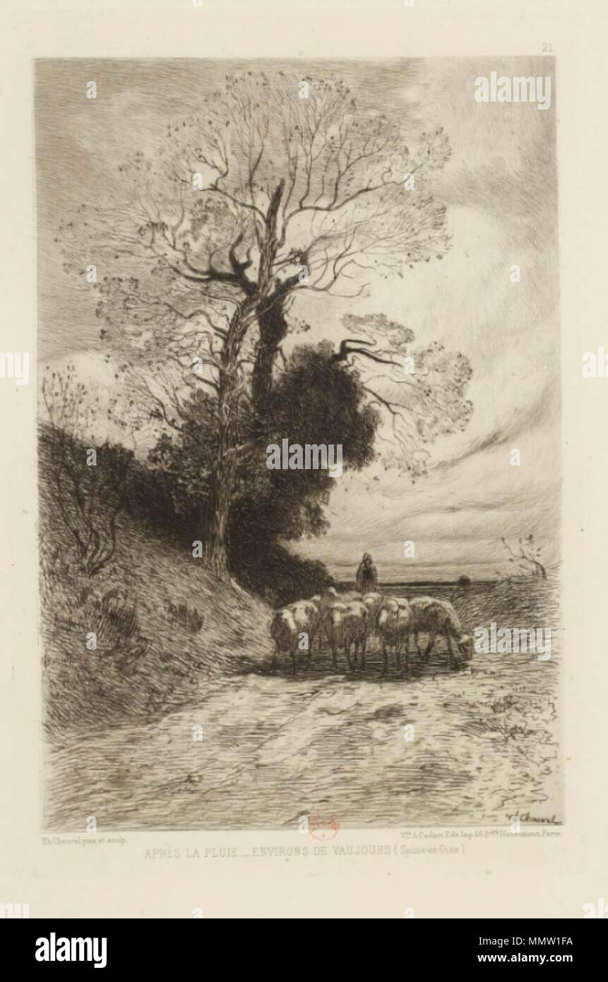 Chauvel Après la pluie à Vaujours Stock Photo - Alamy