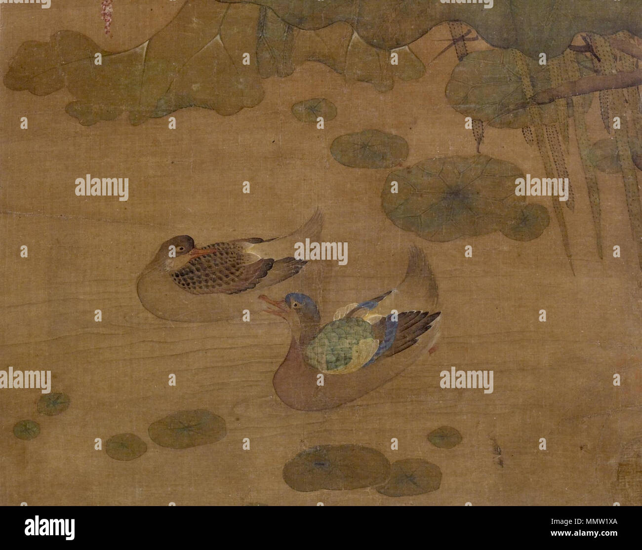 Traditional chinese painting lotus hi-res stock photography and images ...