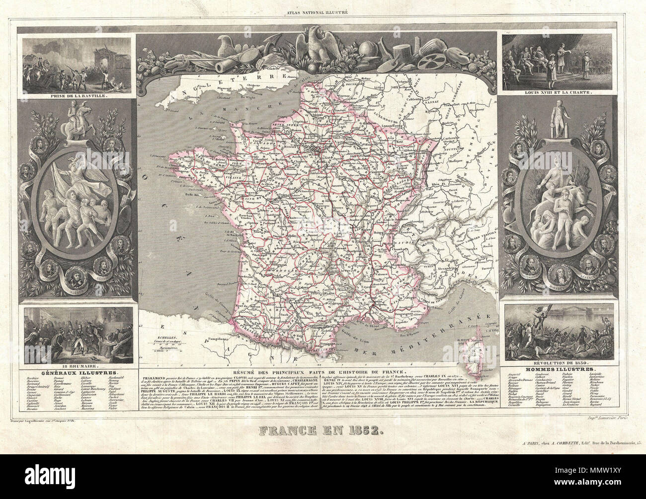 Map of napoleon empire hi-res stock photography and images - Alamy