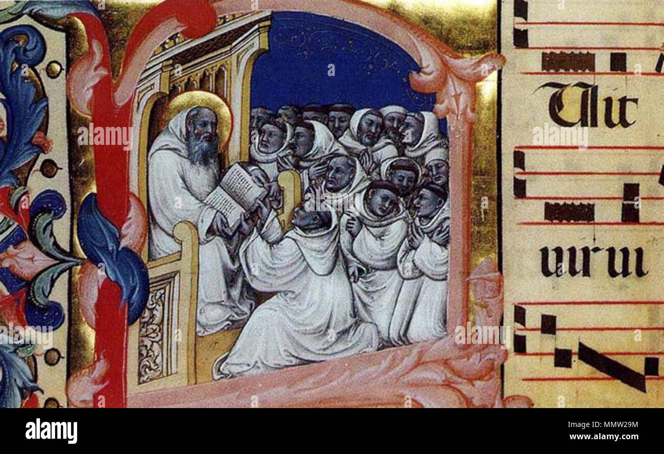 . English: Chorus from Legenda aurea, a book on religious iconography ...