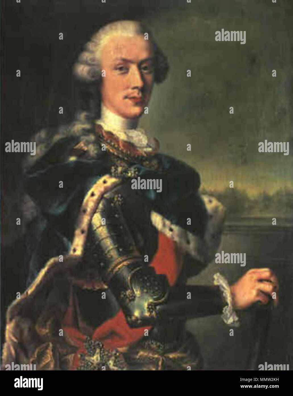 Christian IV of Zweibrücken by Ziesenis Stock Photo - Alamy