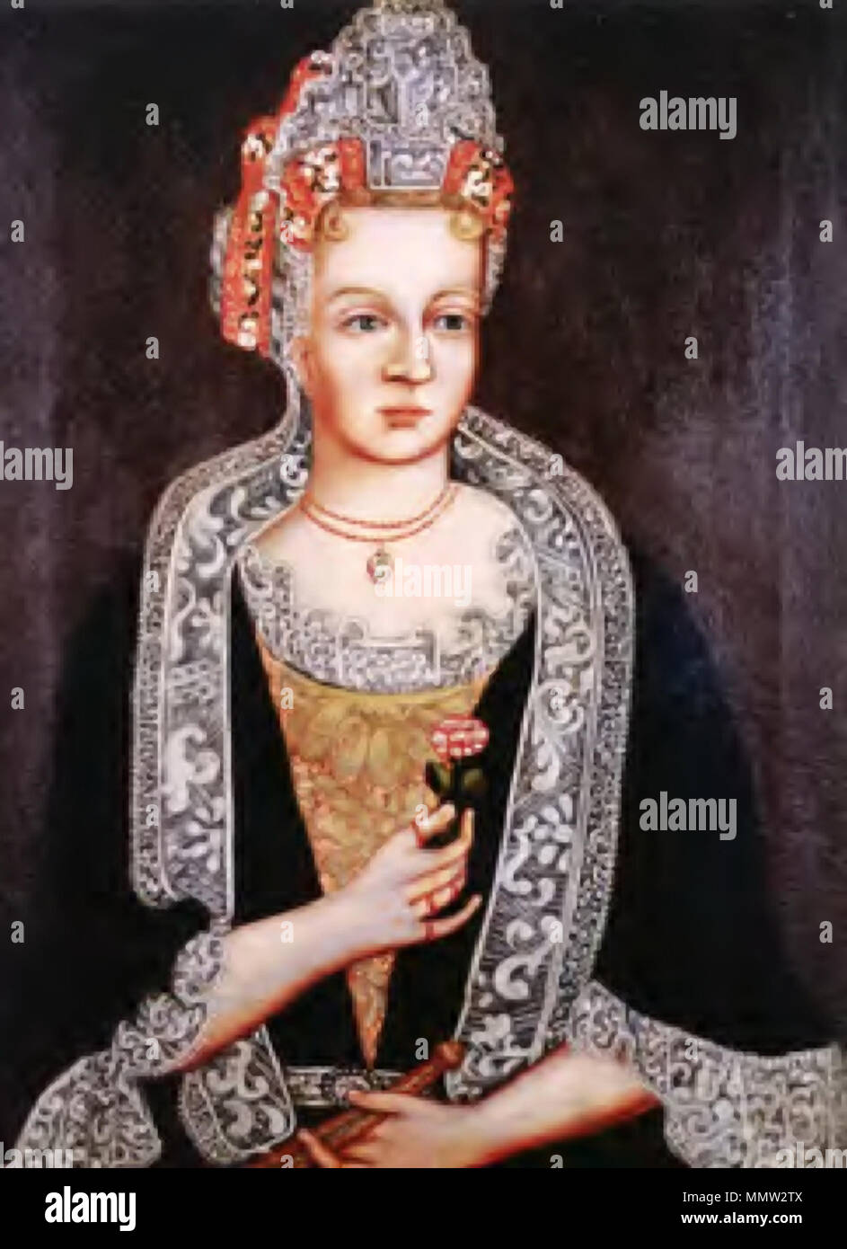 . English: Carl Linnaeus’ mother, Christina Brodersonia (1688–1733 ...