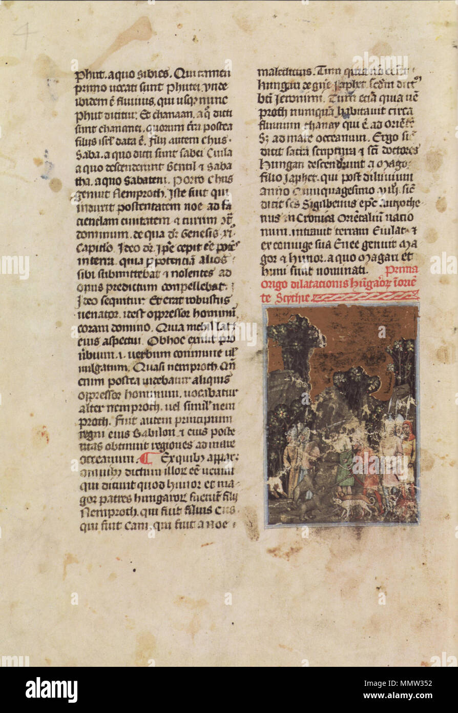 . English: Illuminated Chronicle; Chronicon Pictum; Képes Krónika ...