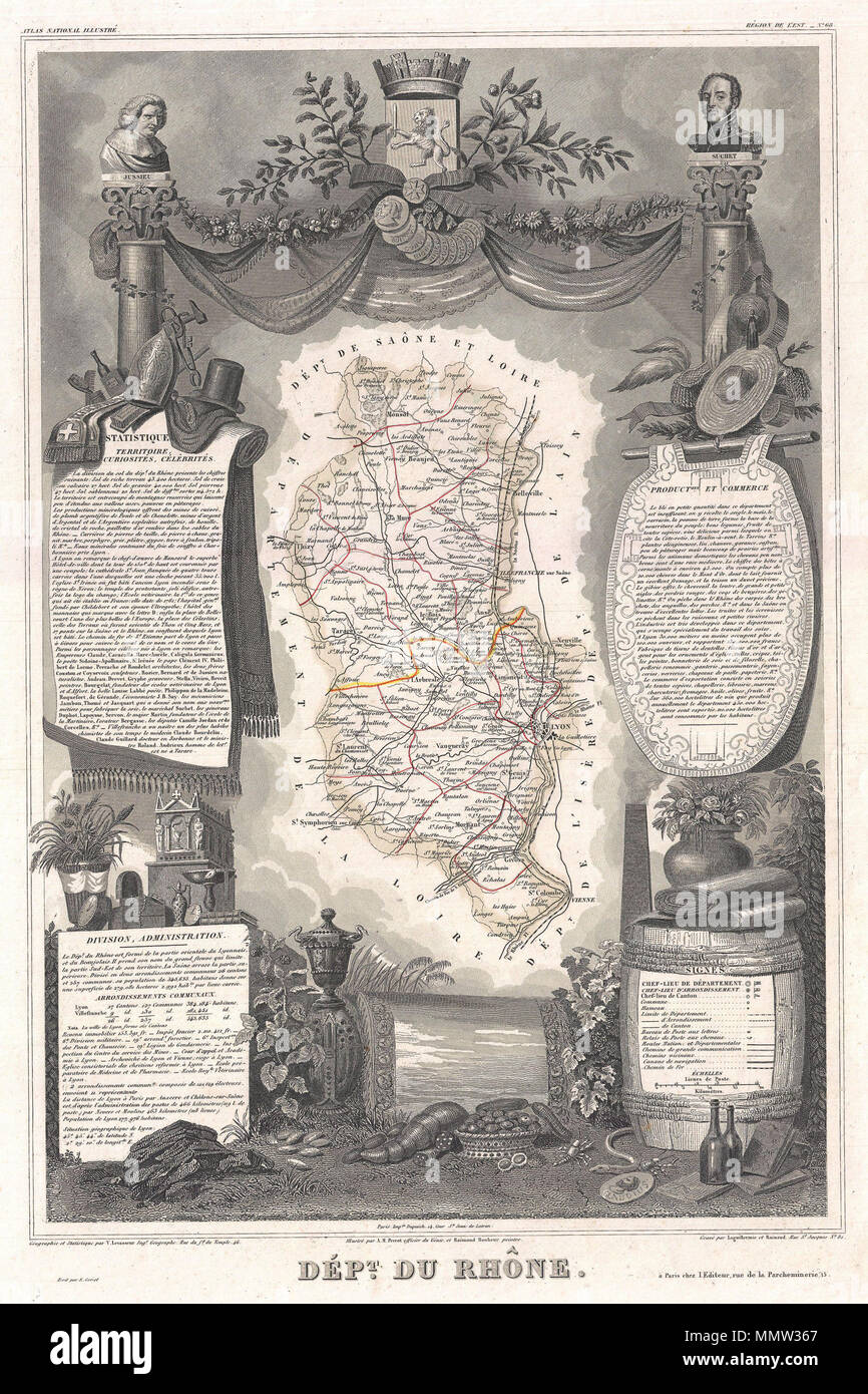 Rhône wine map hi-res stock photography and images - Alamy