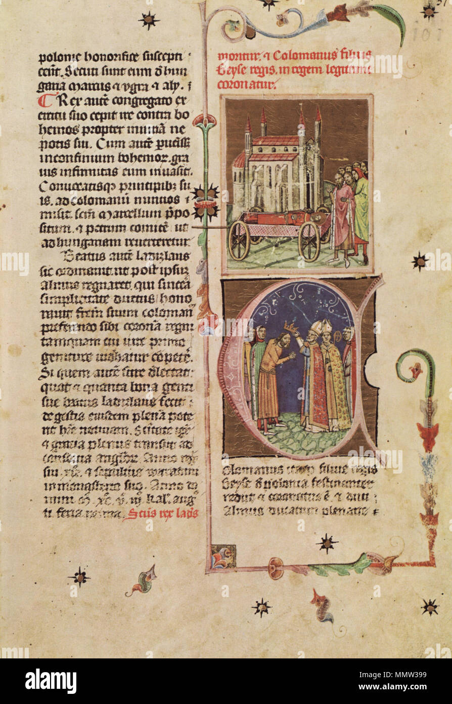 . English: Illuminated Chronicle; Chronicon Pictum; Képes Krónika ...
