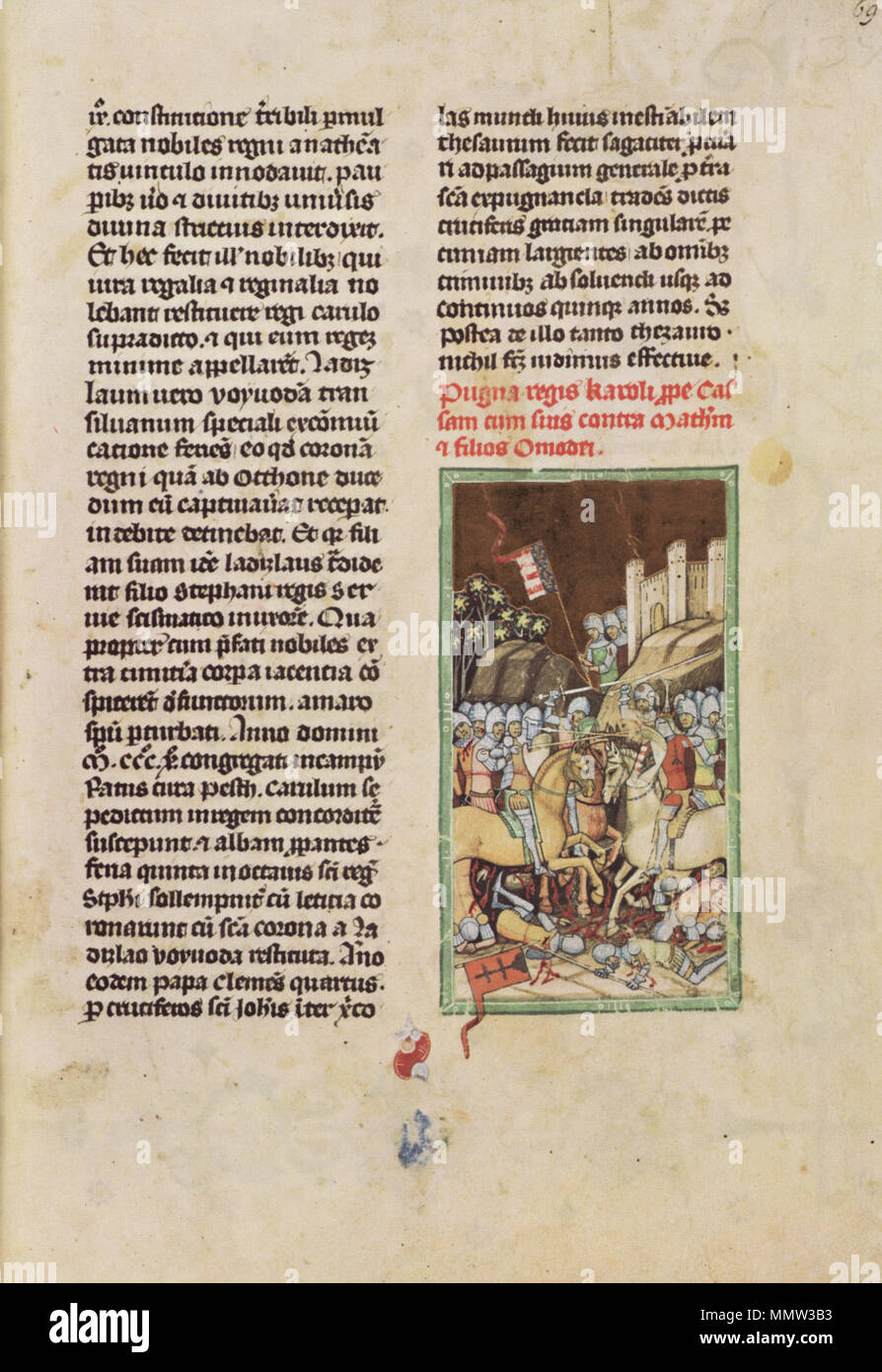 . English: Illuminated Chronicle; Chronicon Pictum; Képes Krónika ...