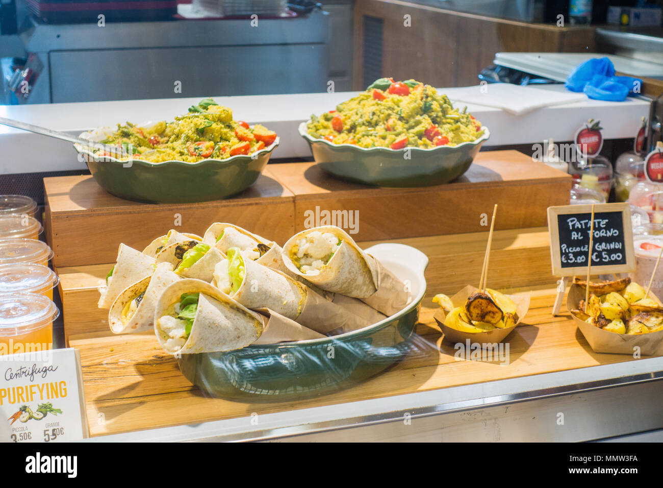 Vegetarian food display hi-res stock photography and images - Alamy