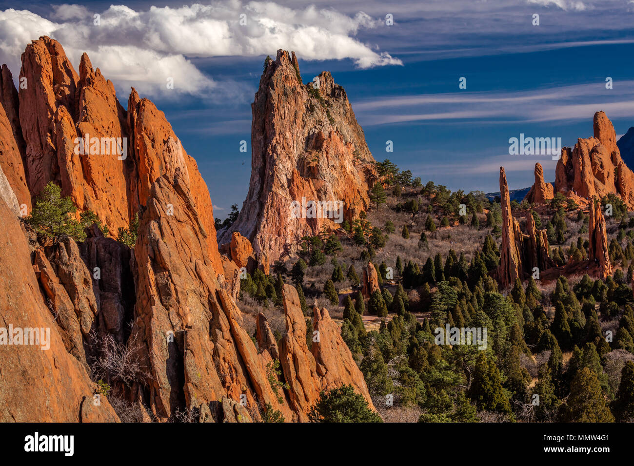MARCH 8, 2017 GARDEN OF THE GODS, COLOARDO SPRINGS, CO, USA - a ...