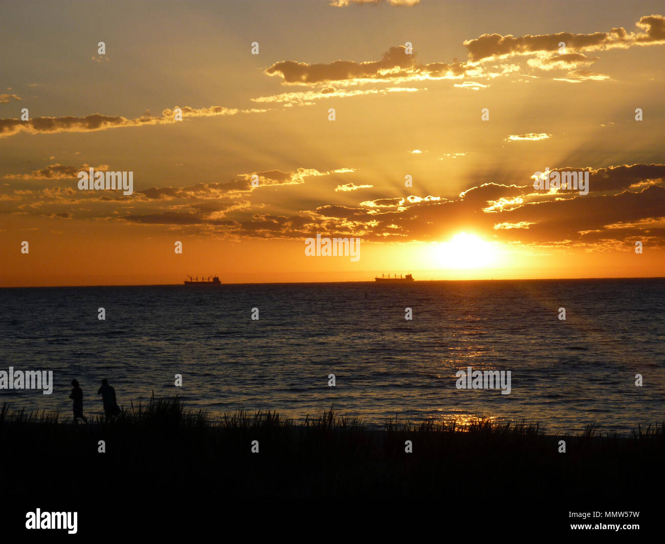 Perth, Western Australia, Sunset at Swanbourne beach Stock Photo - Alamy