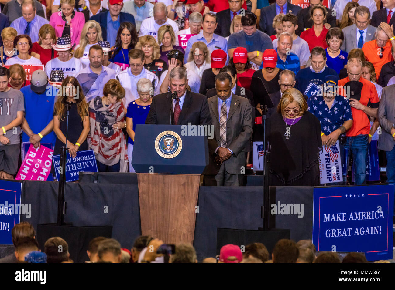 AUGUST 22, 2017, PHOENIX, AZ U.S. Reverend Franklin Graham appears at ...