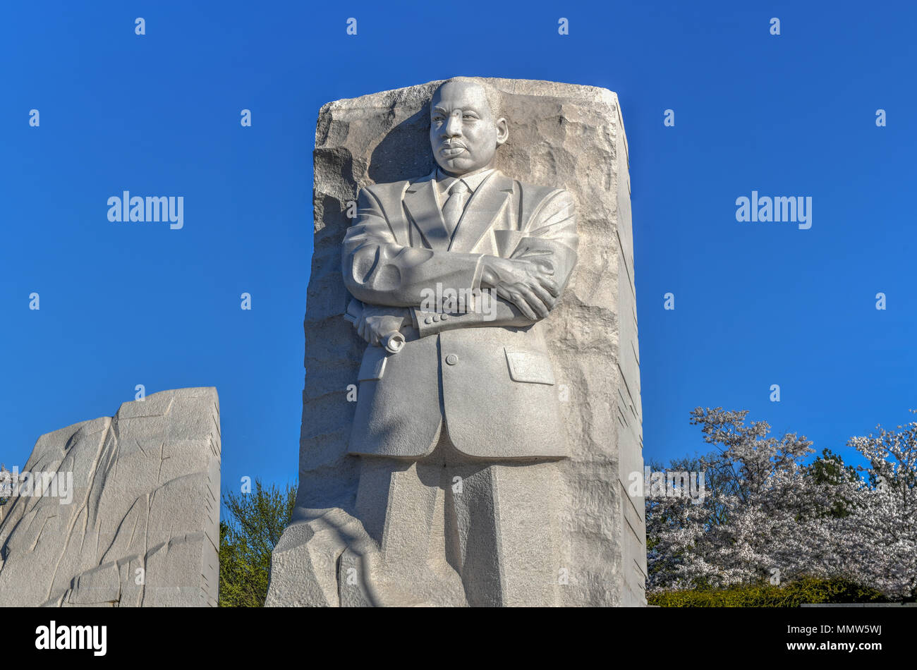 Washington, DC - April 8, 2018: The memorial to the civil rights leader ...