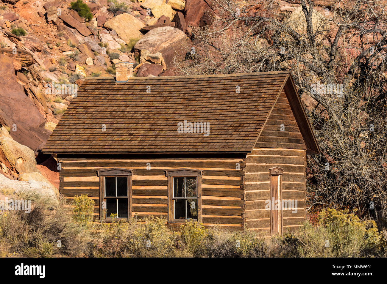OCTOBER 26,2017 Historic Butch Cassidy Cabin in Fruita, Utah outside of ...