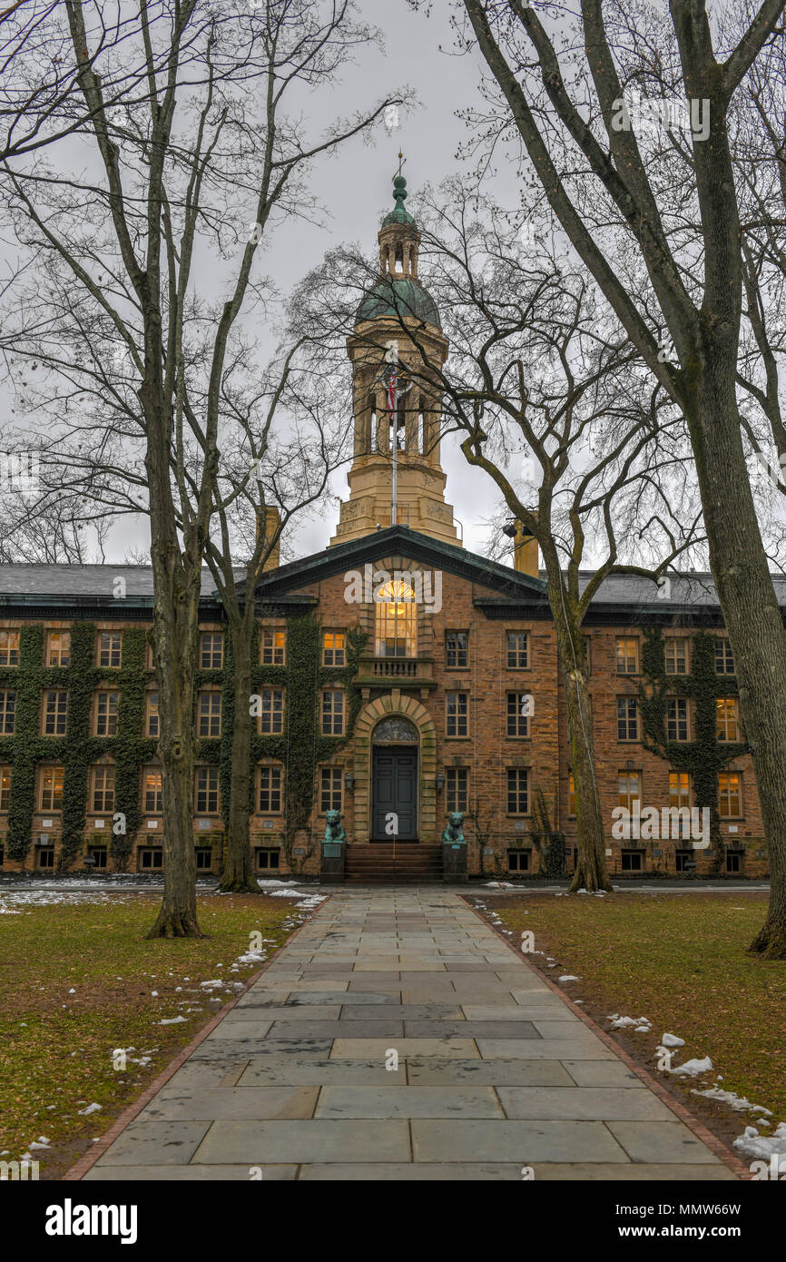 Nassau Hall, a national landmark in Princeton University. Nassau Hall ...