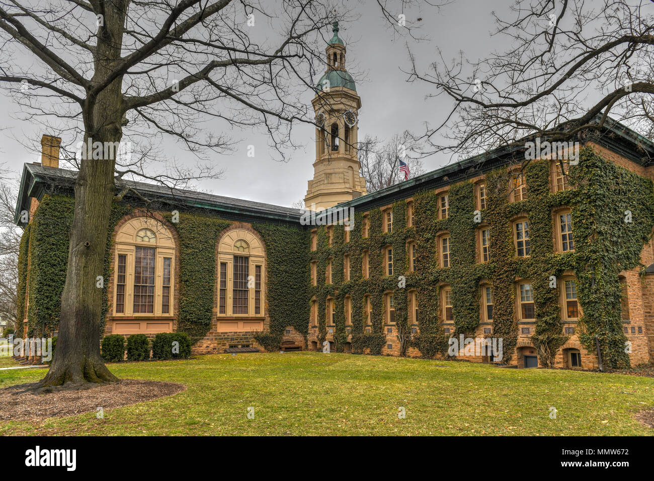 Nassau Hall, a national landmark in Princeton University. Nassau Hall ...