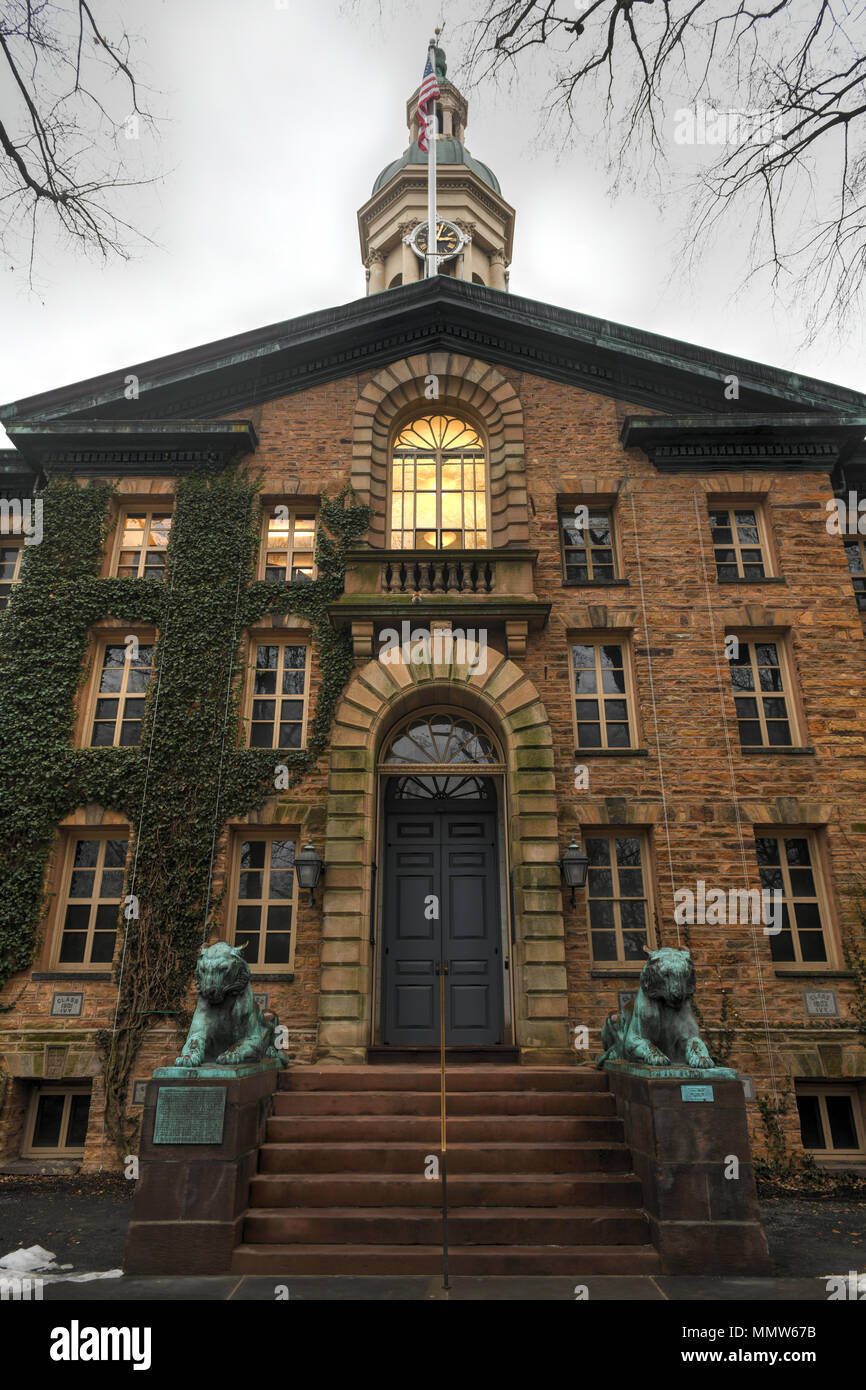 Nassau Hall, a national landmark in Princeton University. Nassau Hall ...