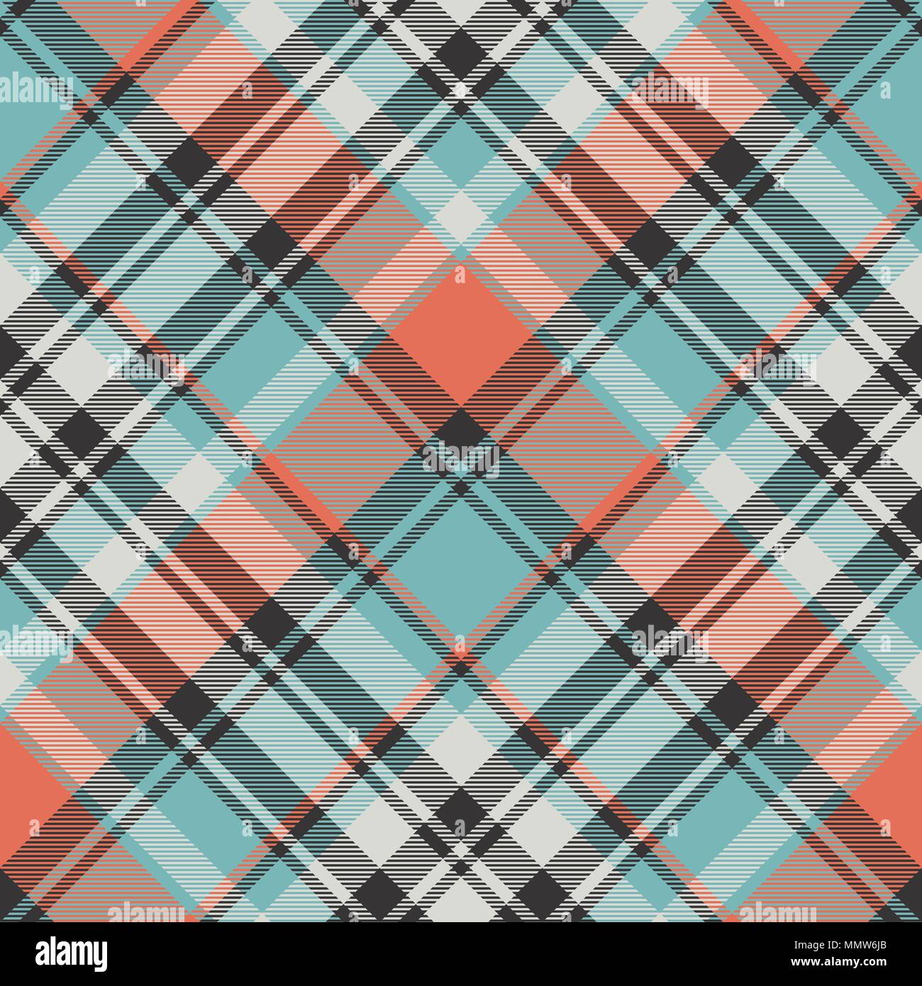 Abstract geometric fabric texture seamless pattern. Vector illustration ...