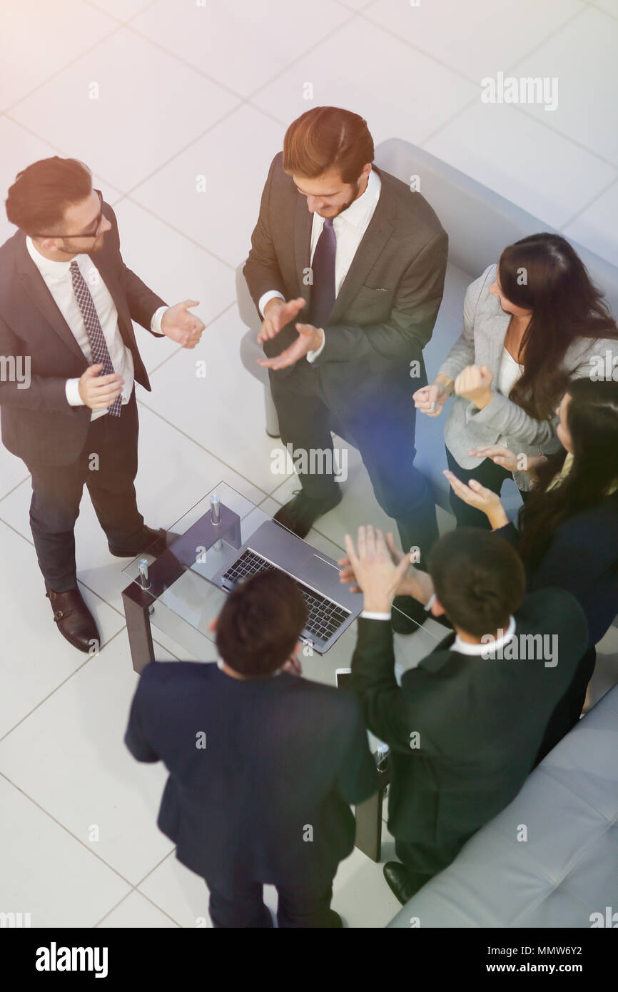 High fiving female coworkers hi-res stock photography and images - Alamy
